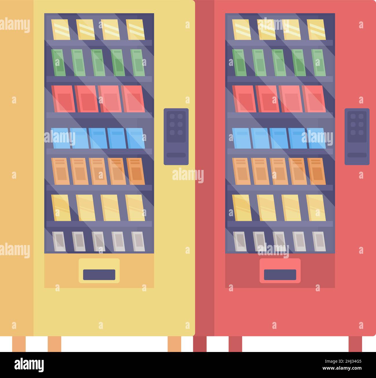 Juice vending machines Stock Vector Images - Alamy