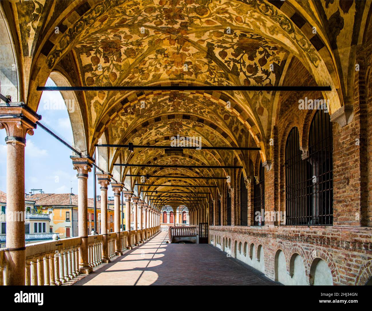 Salone, Palazzo della Ragione, built as a courthouse, 13th c. Padua ...