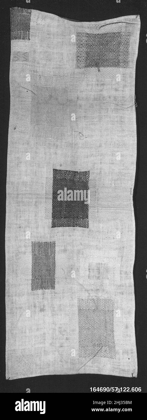 Embroidered darning sampler 18th century European. Embroidered darning ...