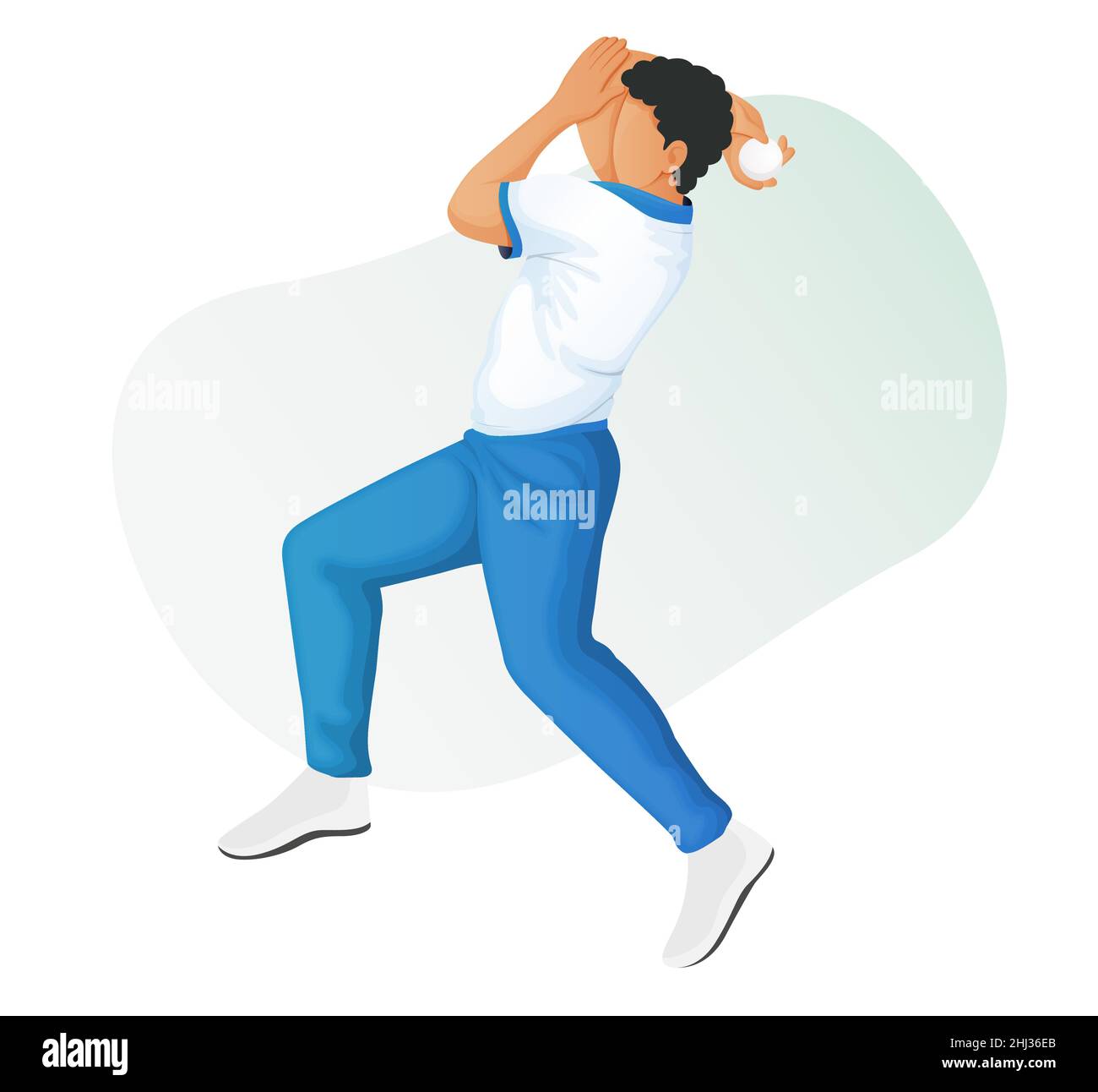Cricket bowler Cut Out Stock Images & Pictures - Alamy