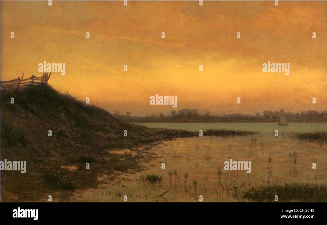 Long Island James Augustus Suydam 1862 Stock Photo - Alamy