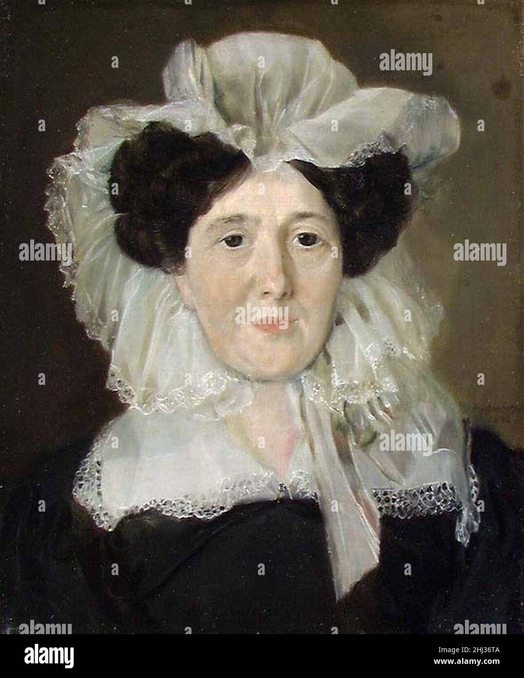 Matthias Stoltenberg - Portrait of Reinholdine Gram, b. Boll Stock ...
