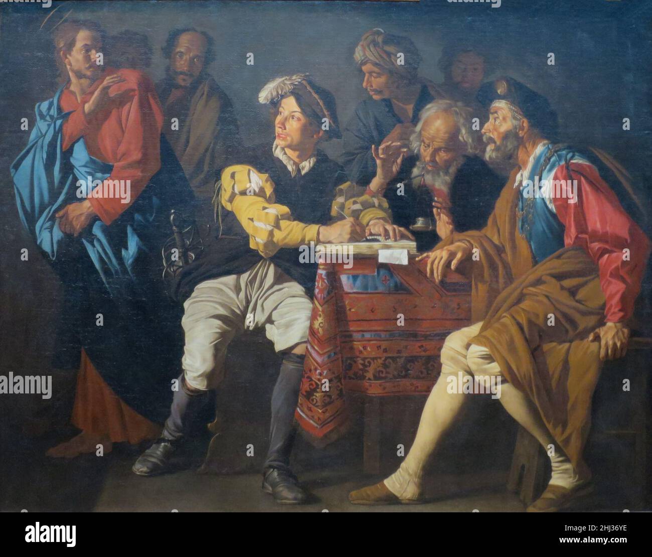 Matthias Stom - Calling of St. Mathew - FAMSF Stock Photo - Alamy