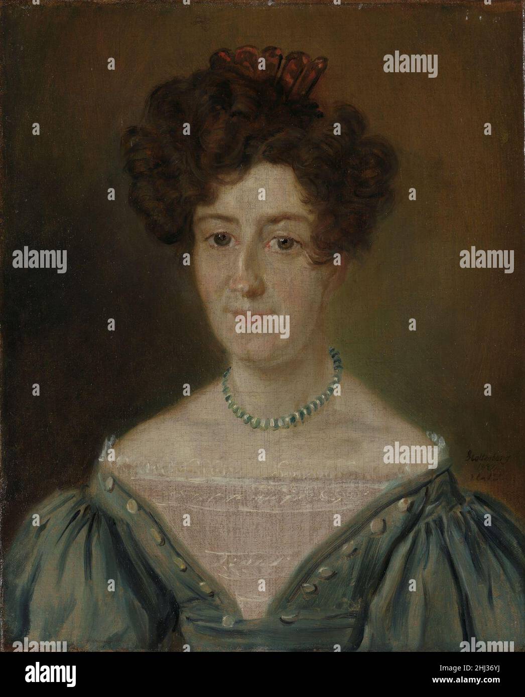 Matthias Stoltenberg - Portrait of Benedicte Dorthea Thaulow, b ...