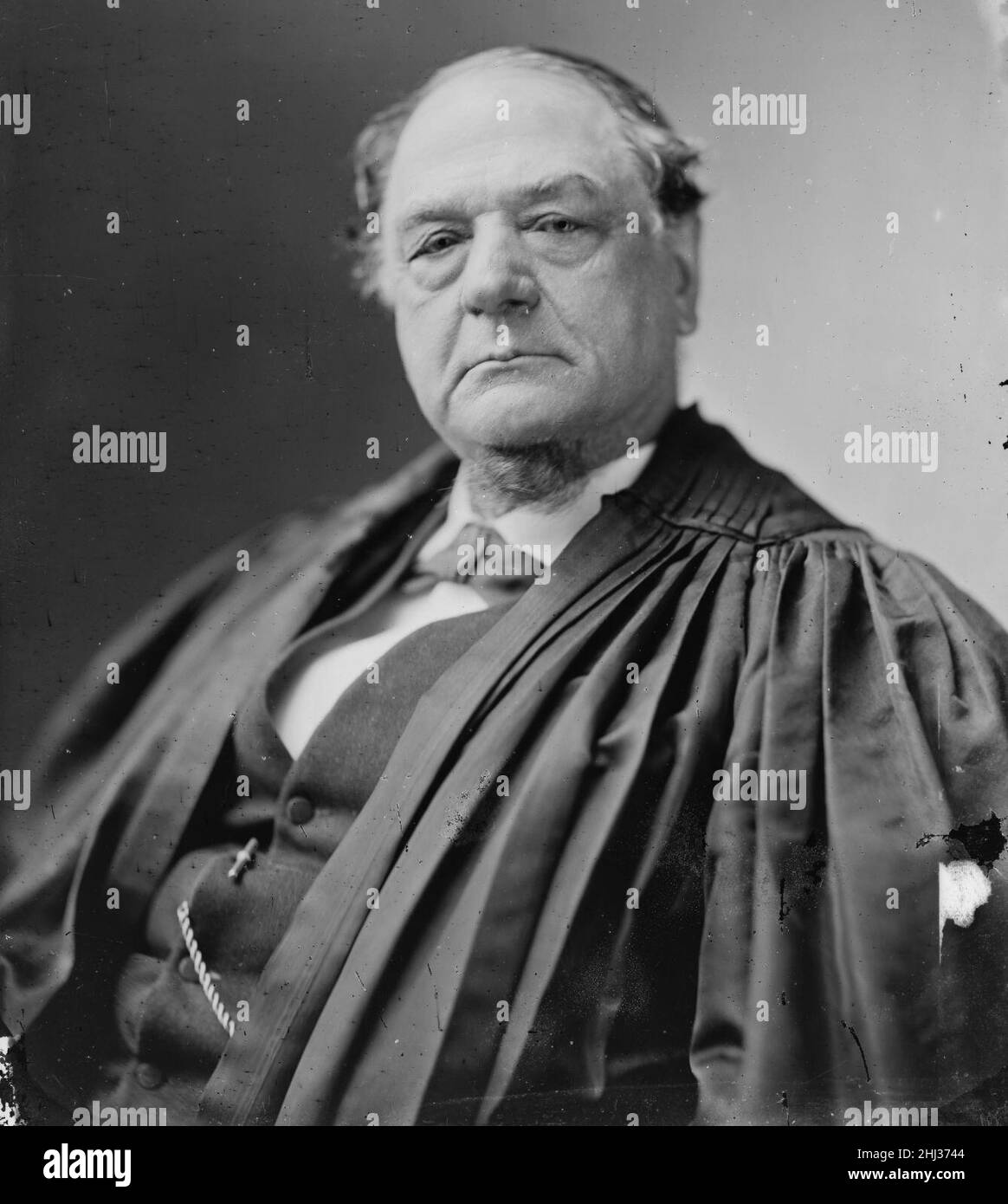 Noah Haynes Swayne, photo, head and shoulders, seated Stock Photo - Alamy