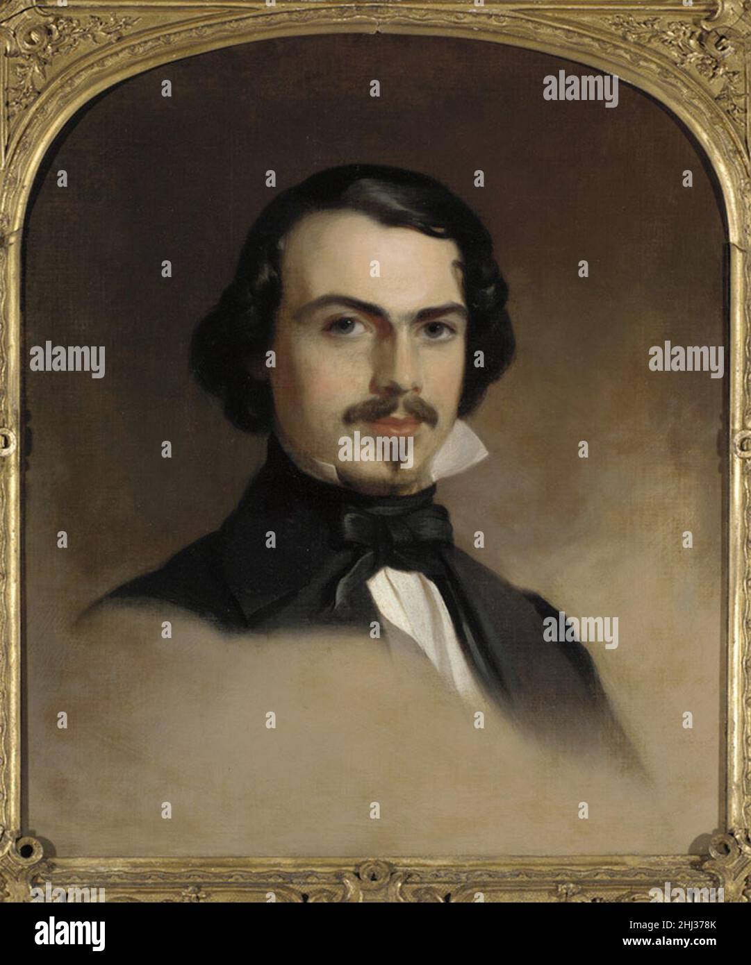 Portrait of Samuel Sartain by Thomas Sully Stock Photo - Alamy