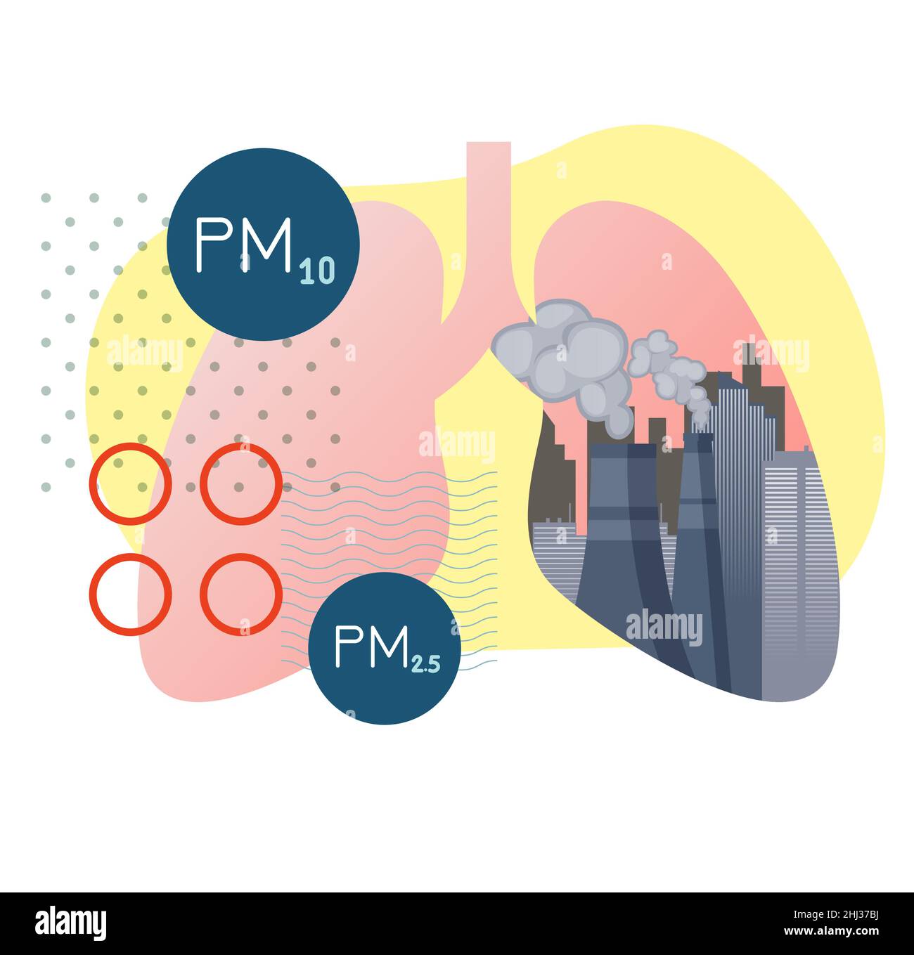 Air particulate matter Cut Out Stock Images & Pictures - Alamy