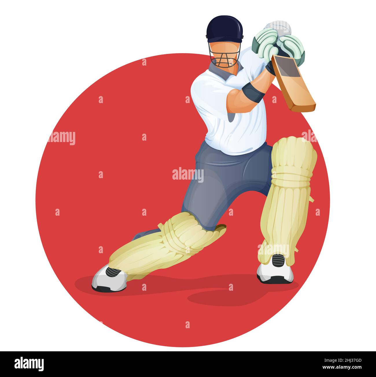 Batsman vector vectors hi-res stock photography and images - Alamy