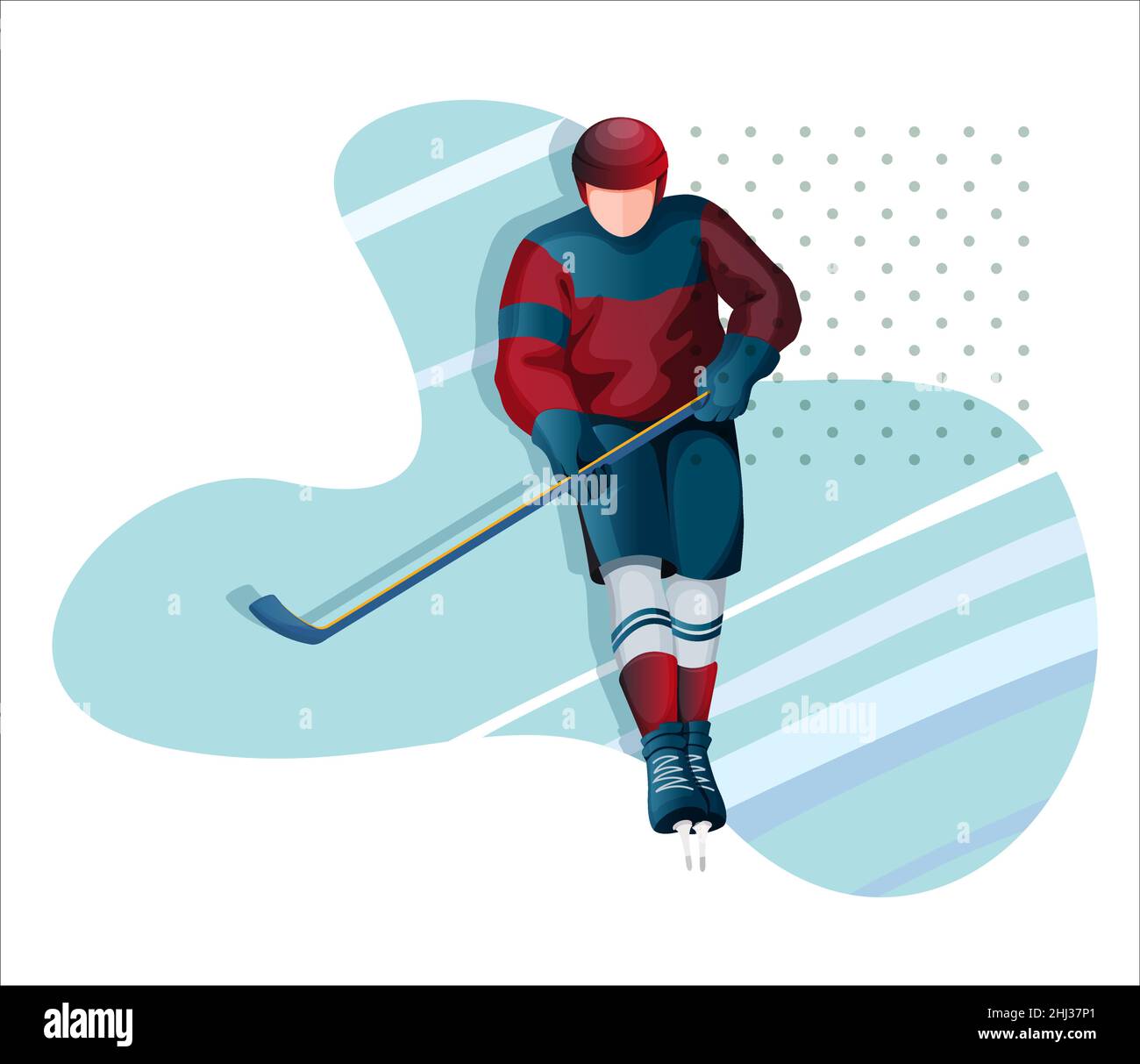 Hockey vector file hi-res stock photography and images - Alamy