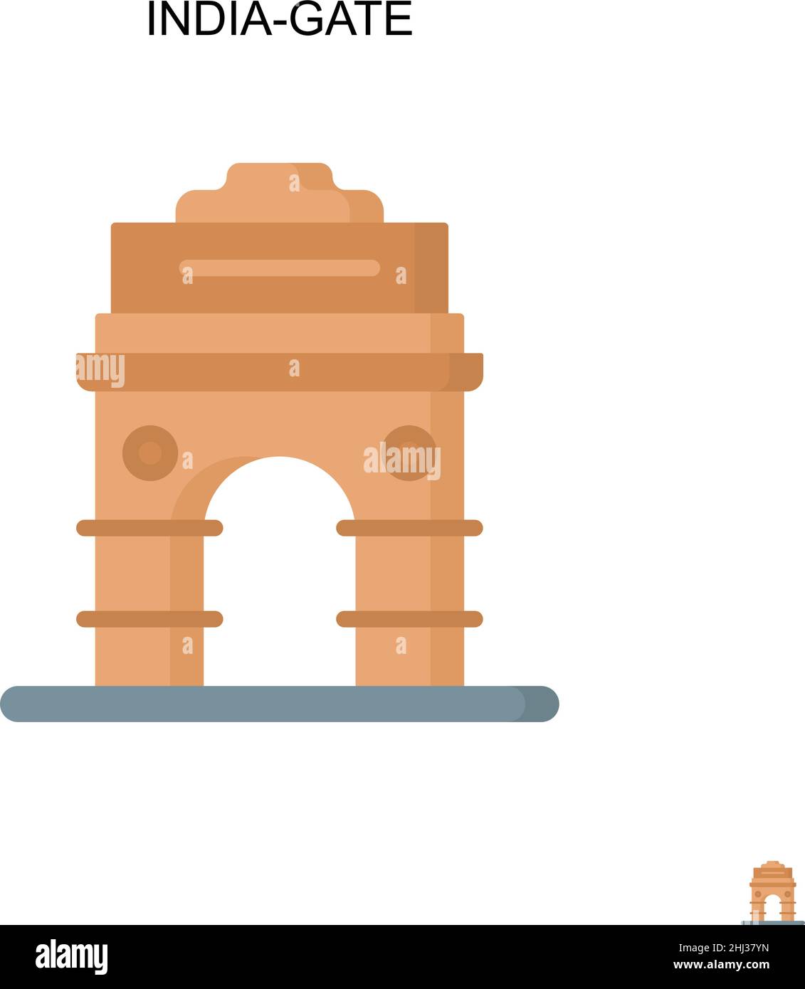 Vector india gate indian flag hi-res stock photography and images - Alamy