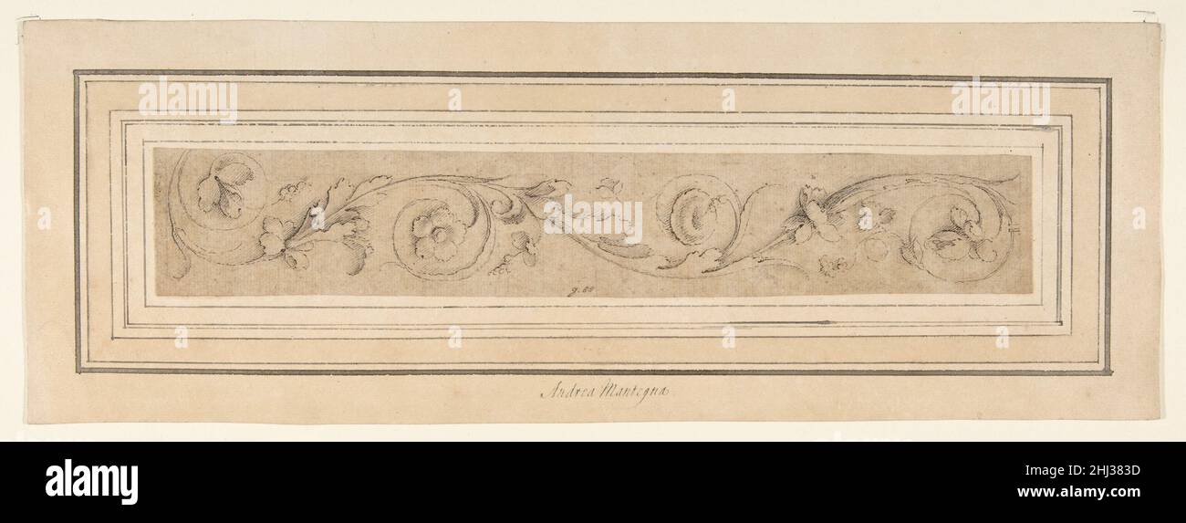 Design of Rinceaux 1470–1510 Ascribed to Circle of Andrea Mantegna ...