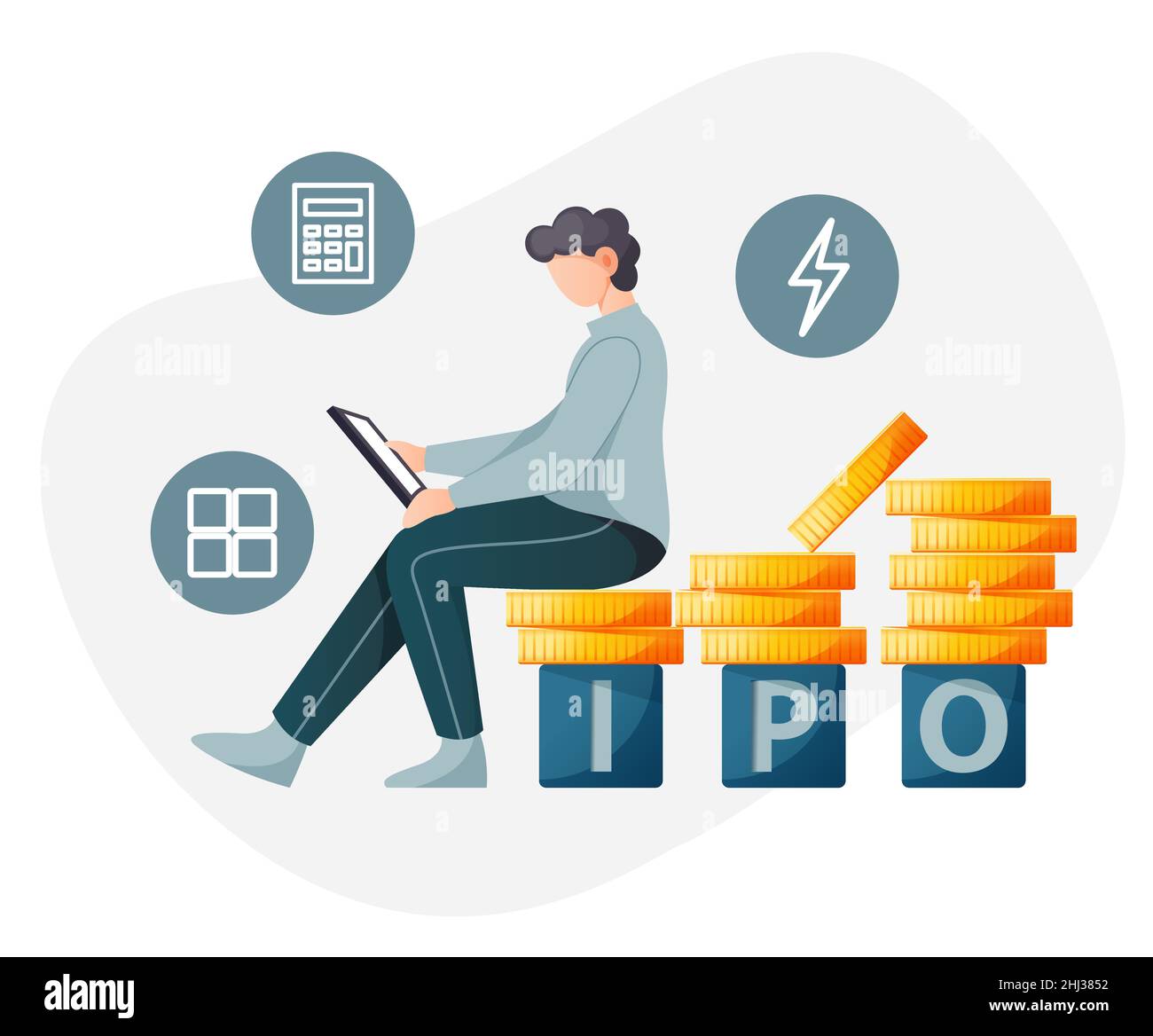Initial public offering vector vectors Stock Vector Images - Alamy