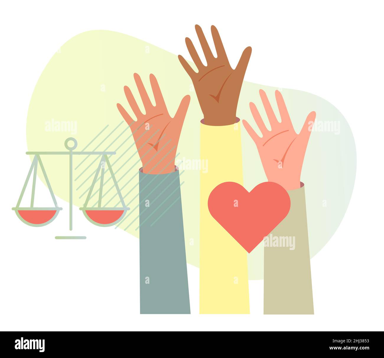 Corporate Ethics - Equality and Diversity - Illustration as EPS 10 File ...