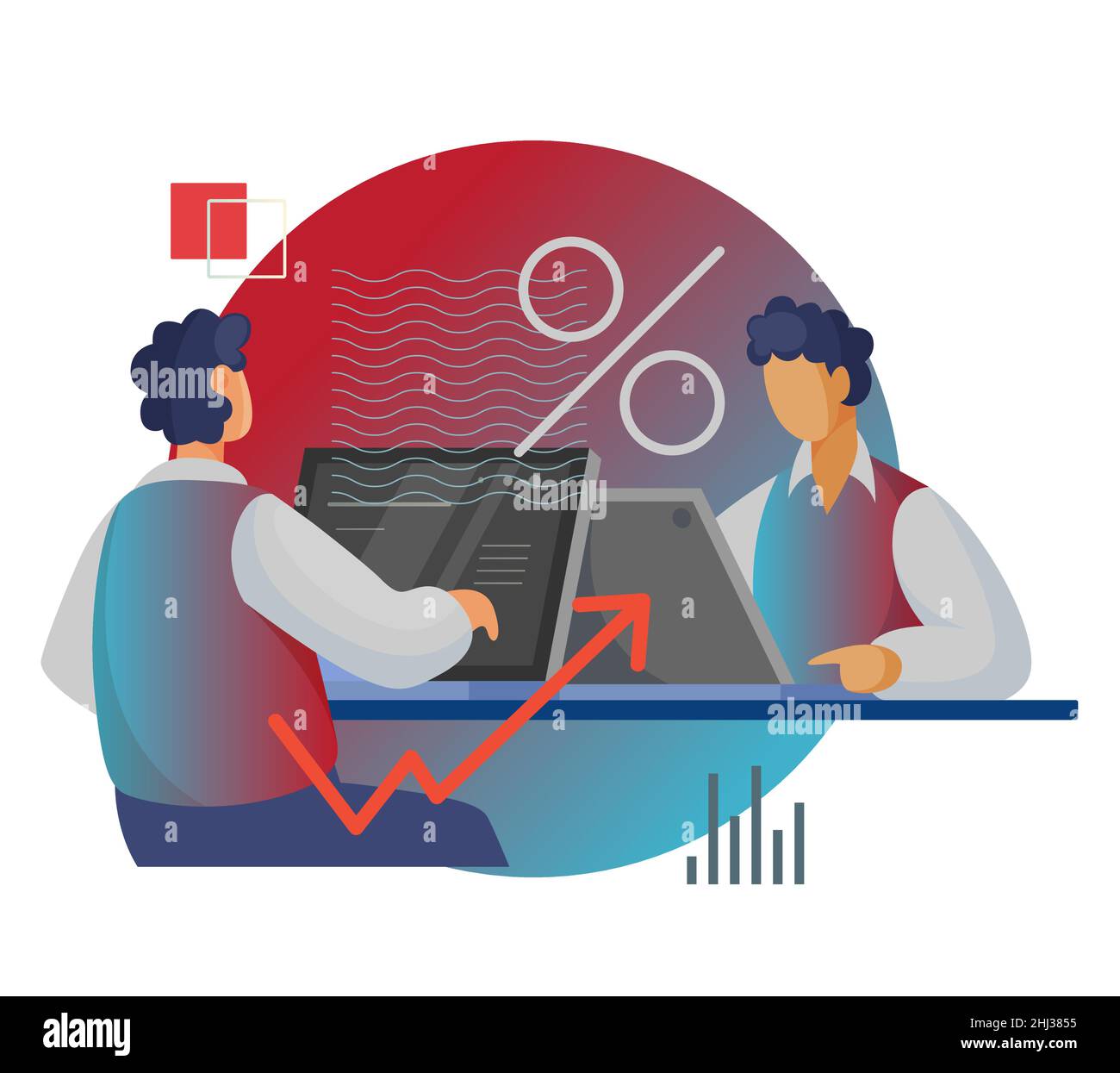 Collaborative process vector vectors hi-res stock photography and ...