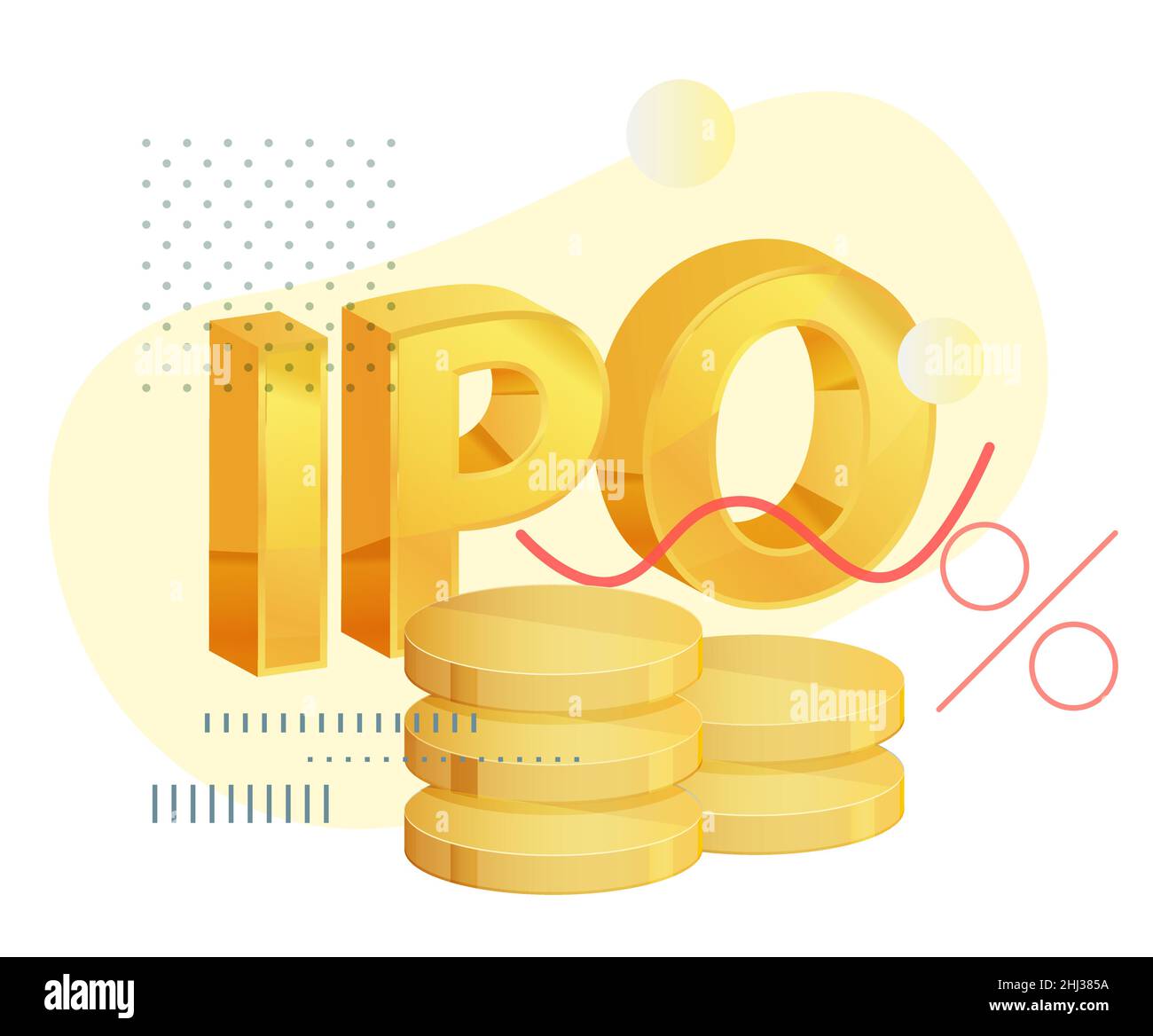 IPO Initial Public Offering - Stock Illustration as EPS 10 File Stock ...