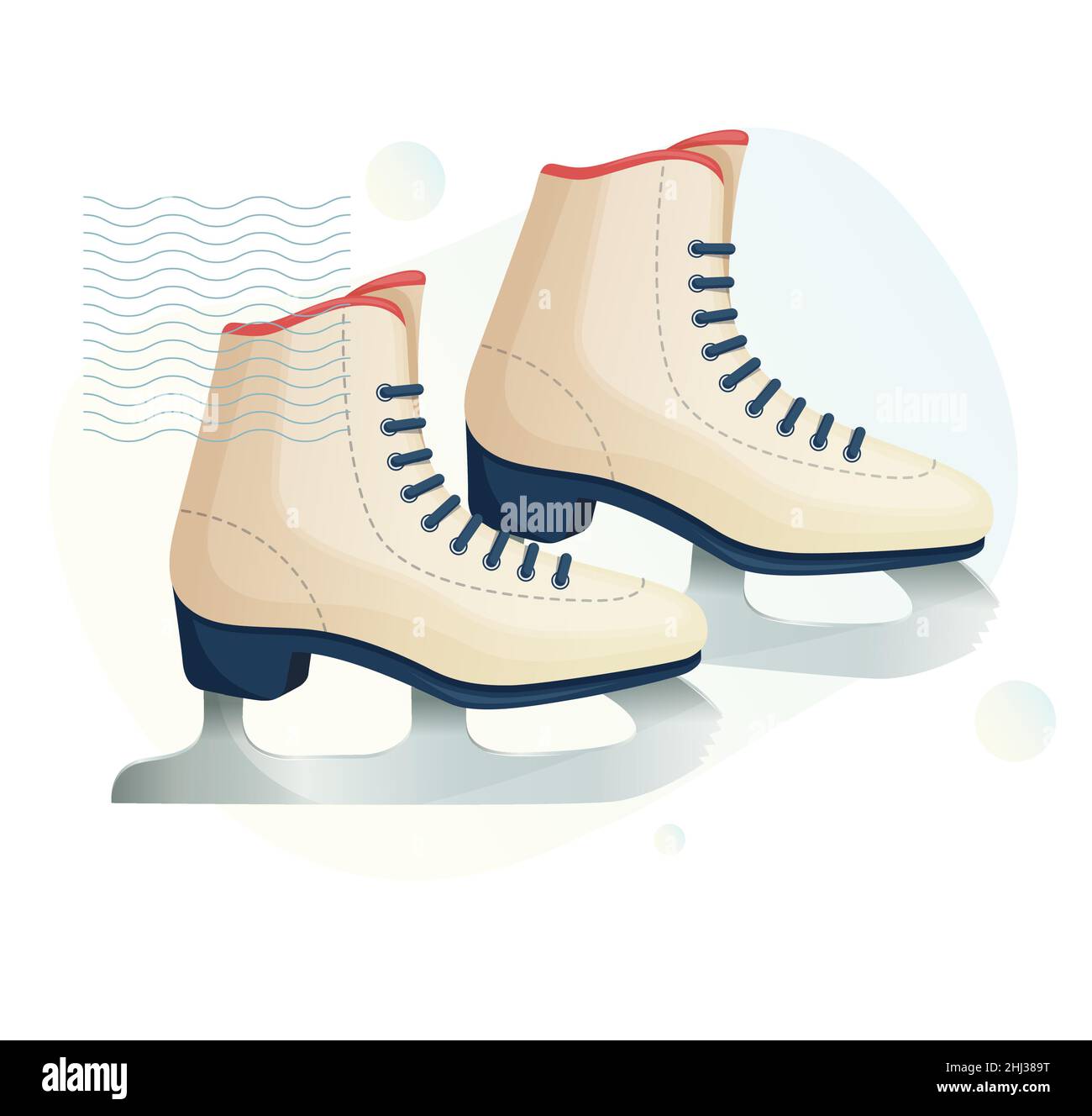 Ice skating Shoes - Stock Icon as EPS 10 File Stock Vector Image & Art ...