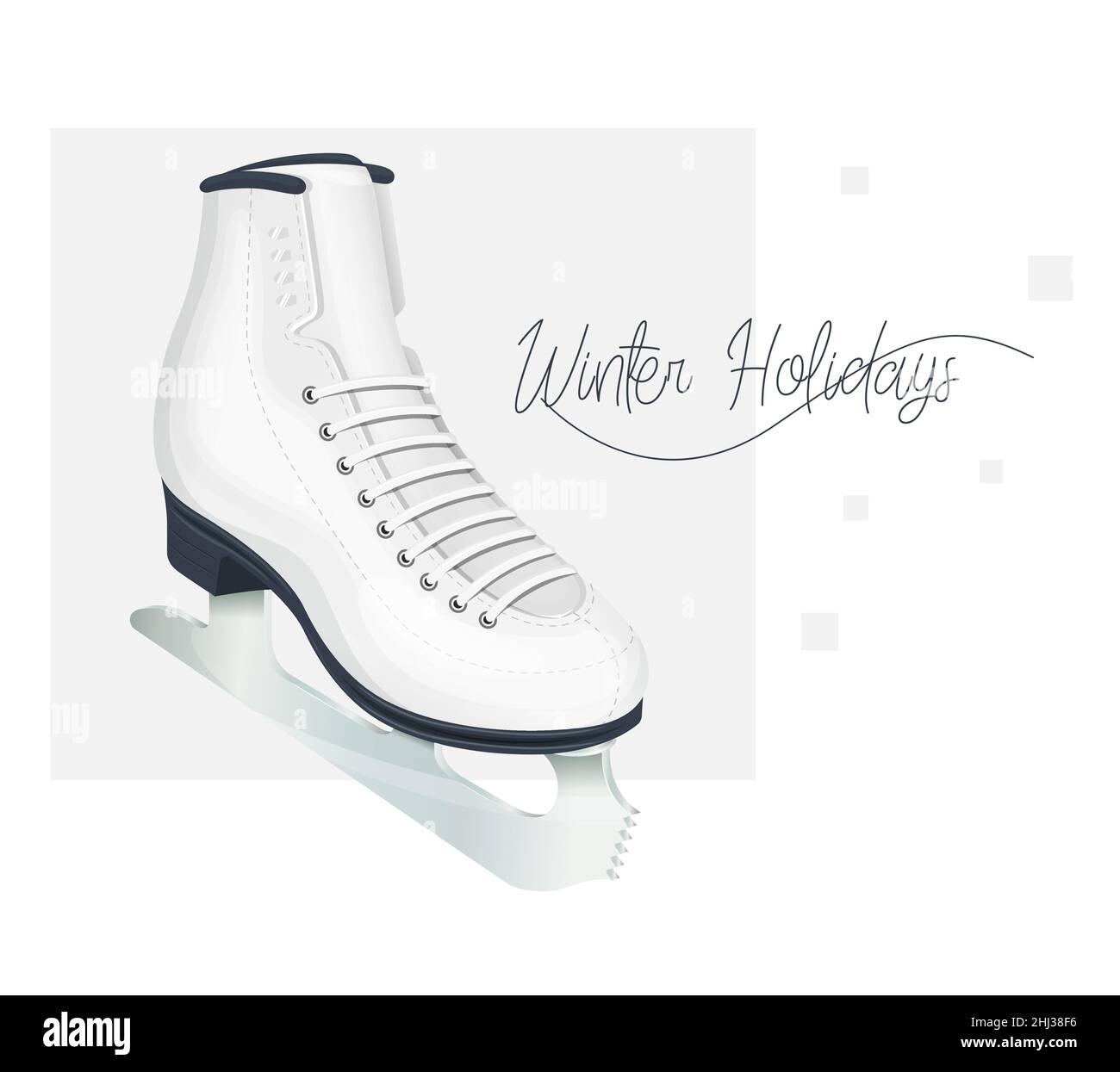Ice skating rink outdoors Stock Vector Images - Alamy