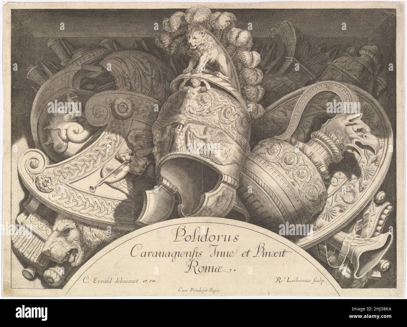 Divers Trophées (Weapon Trophies after the Façade of Palazzo Milesi in ...