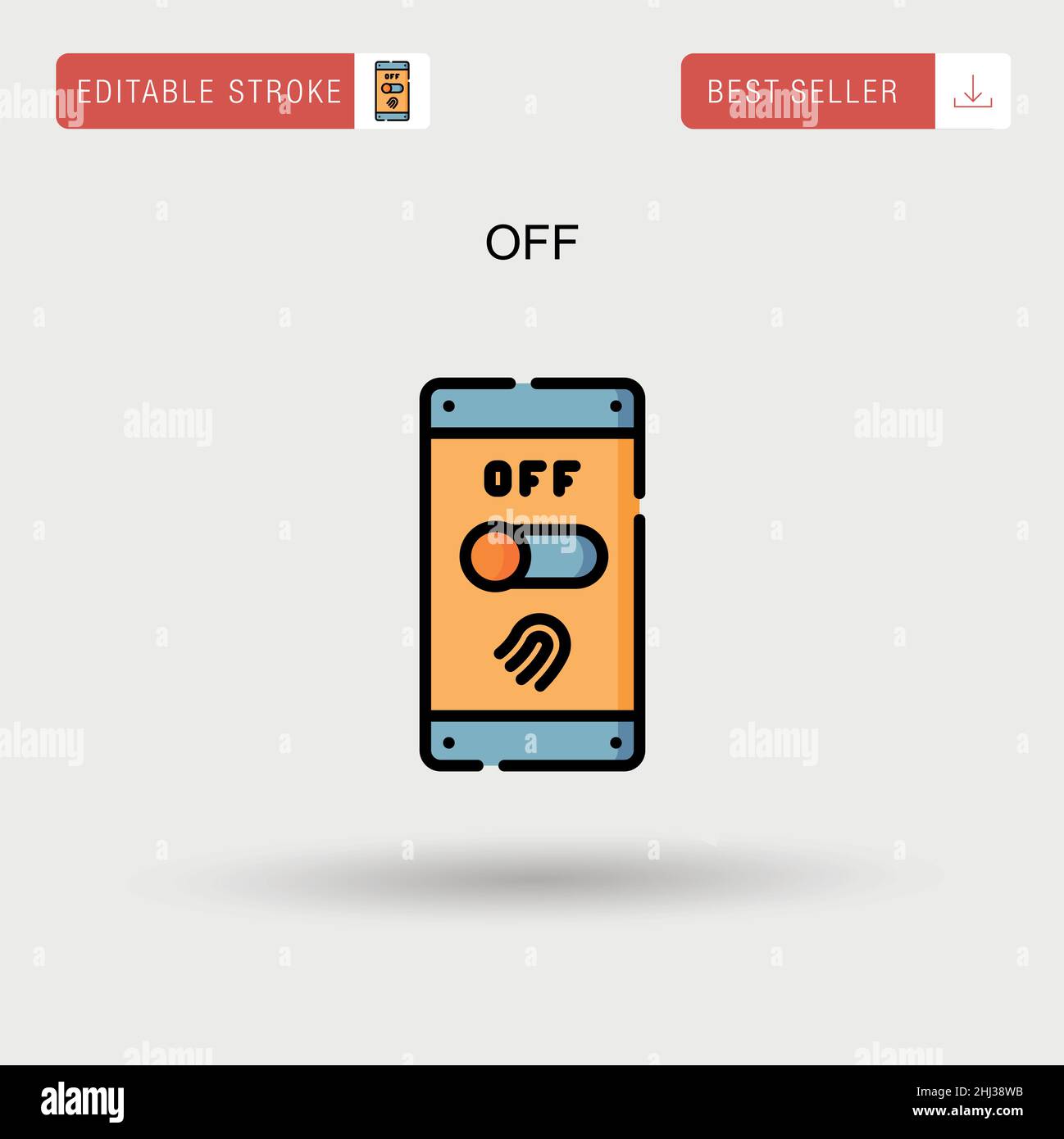 Off Simple vector icon Stock Vector Image & Art - Alamy