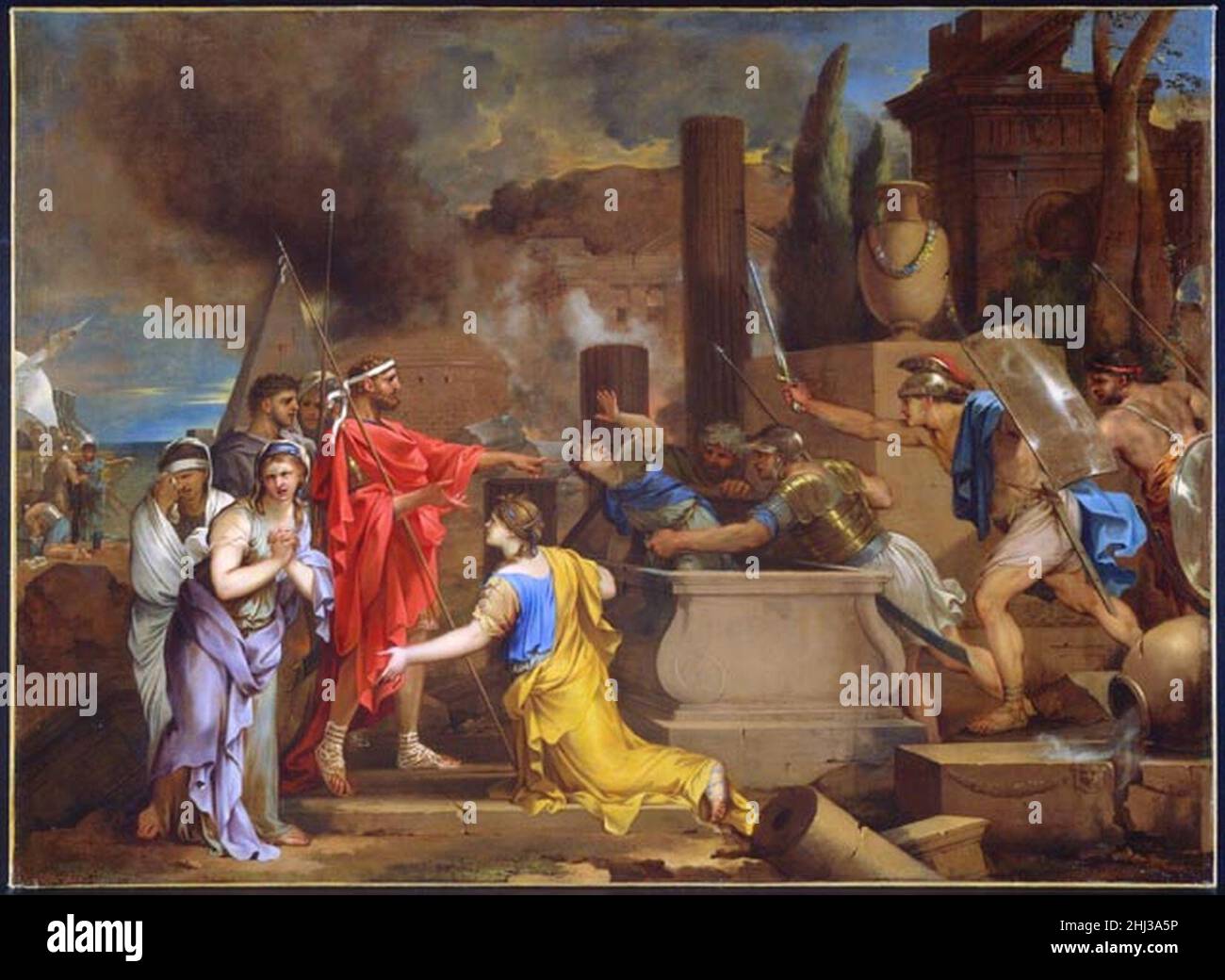 Sébastien Bourdon - Ulysses Discovering Astyanax Hidden in Hector's ...