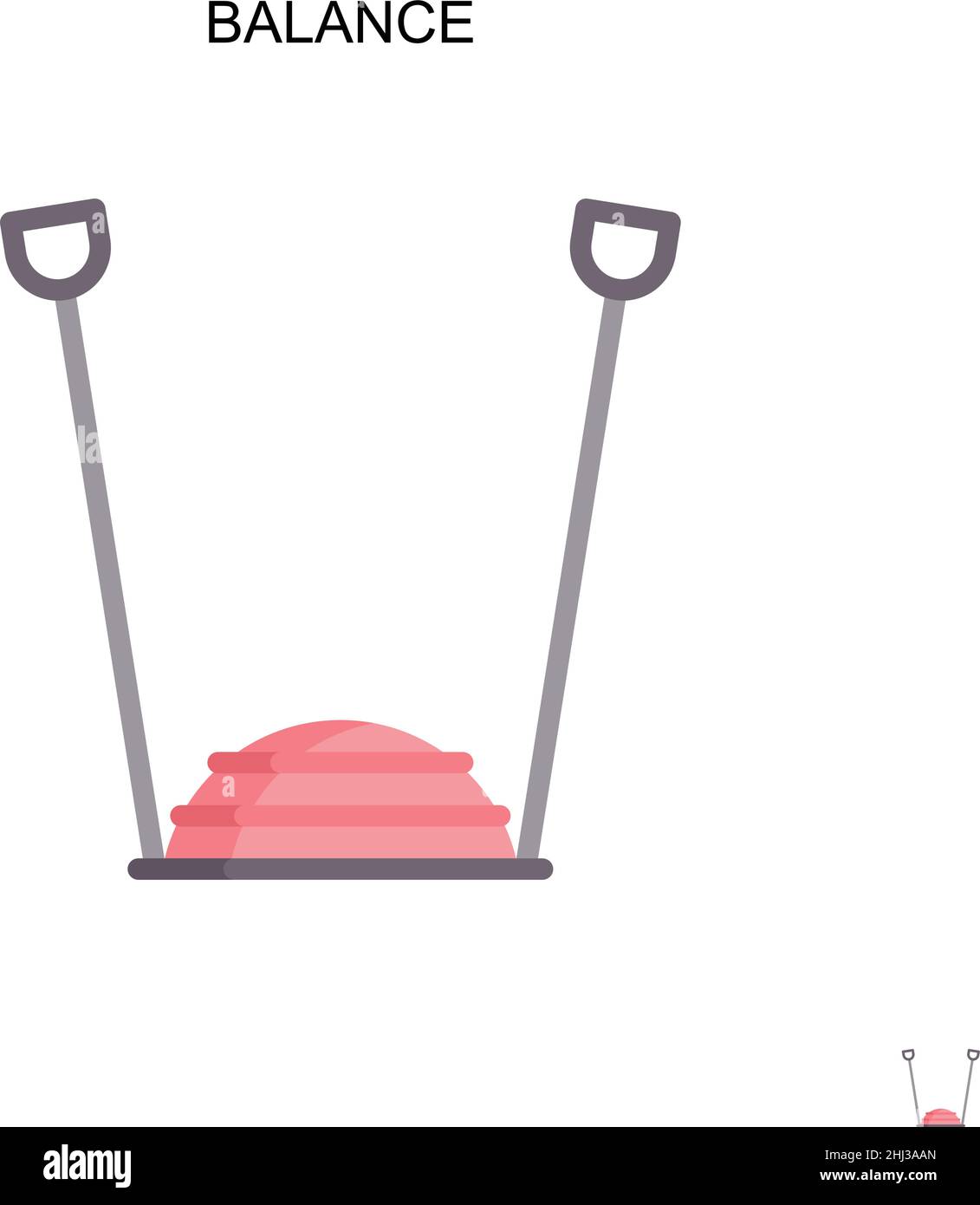 Balance Simple vector icon. Illustration symbol design template for web mobile UI element Stock ...