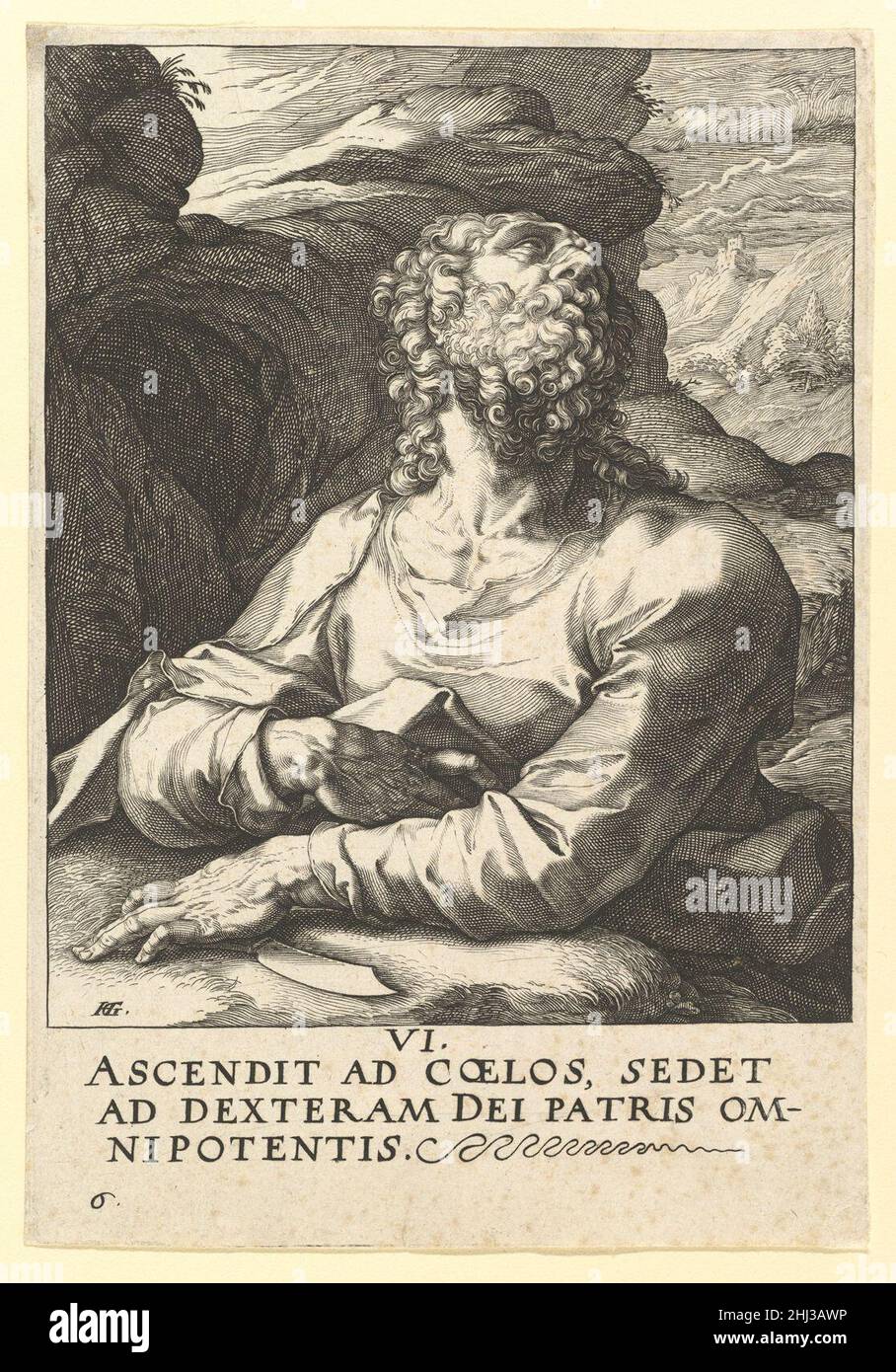 St. Bartholomew, from Christ, the Apostles and St. Paul with the Creed ...