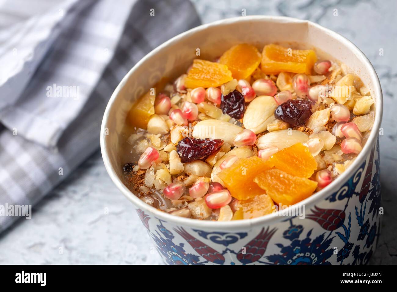 Traditional delicious Turkish dessert; Ashura (Asure Stock Photo - Alamy