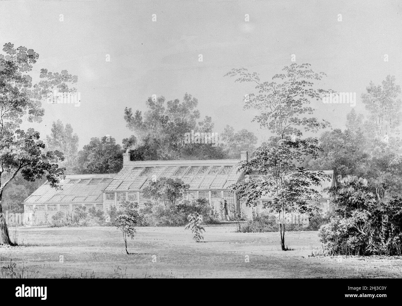 Greenhouse, David Hosack Estate, Hyde Park, New York (from Hoasack ...