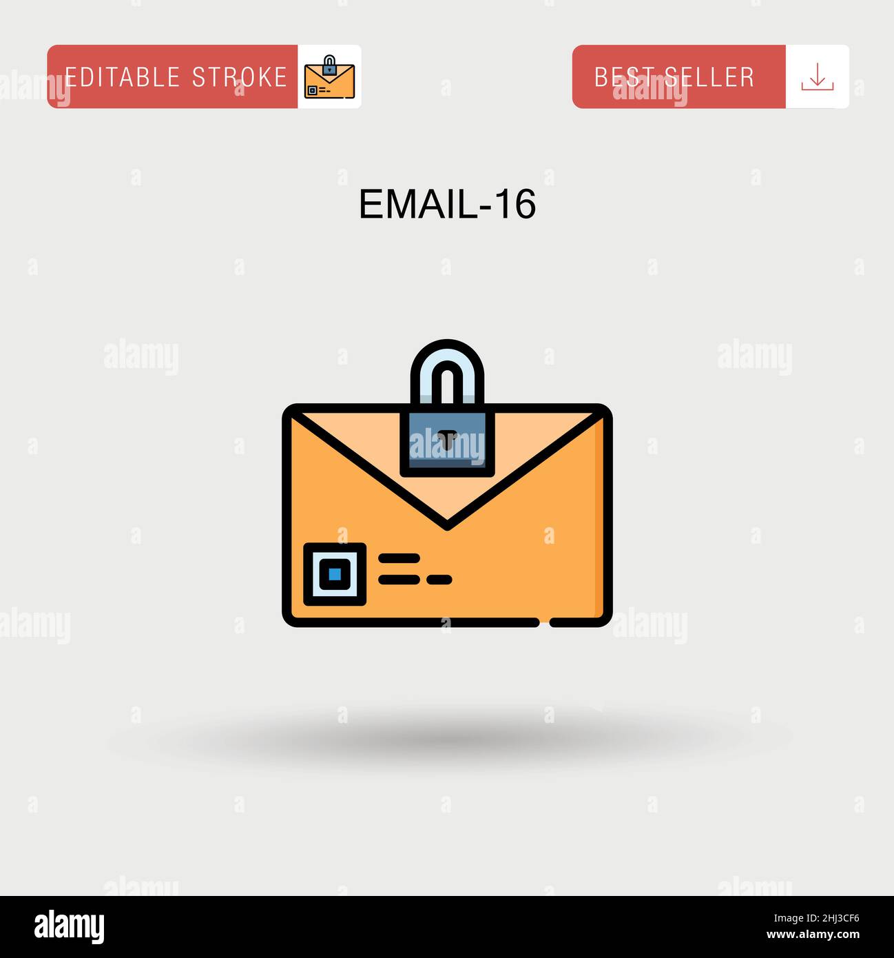 Email icon set message Stock Vector Images - Alamy