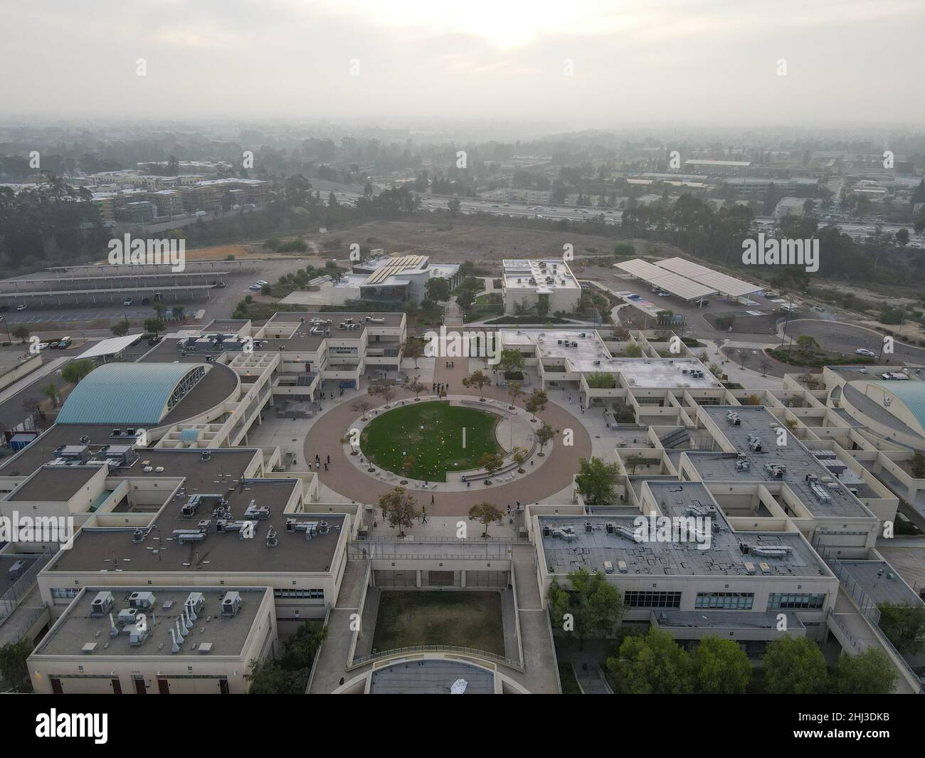 Aerial view high school football stadium hi-res stock photography and ...