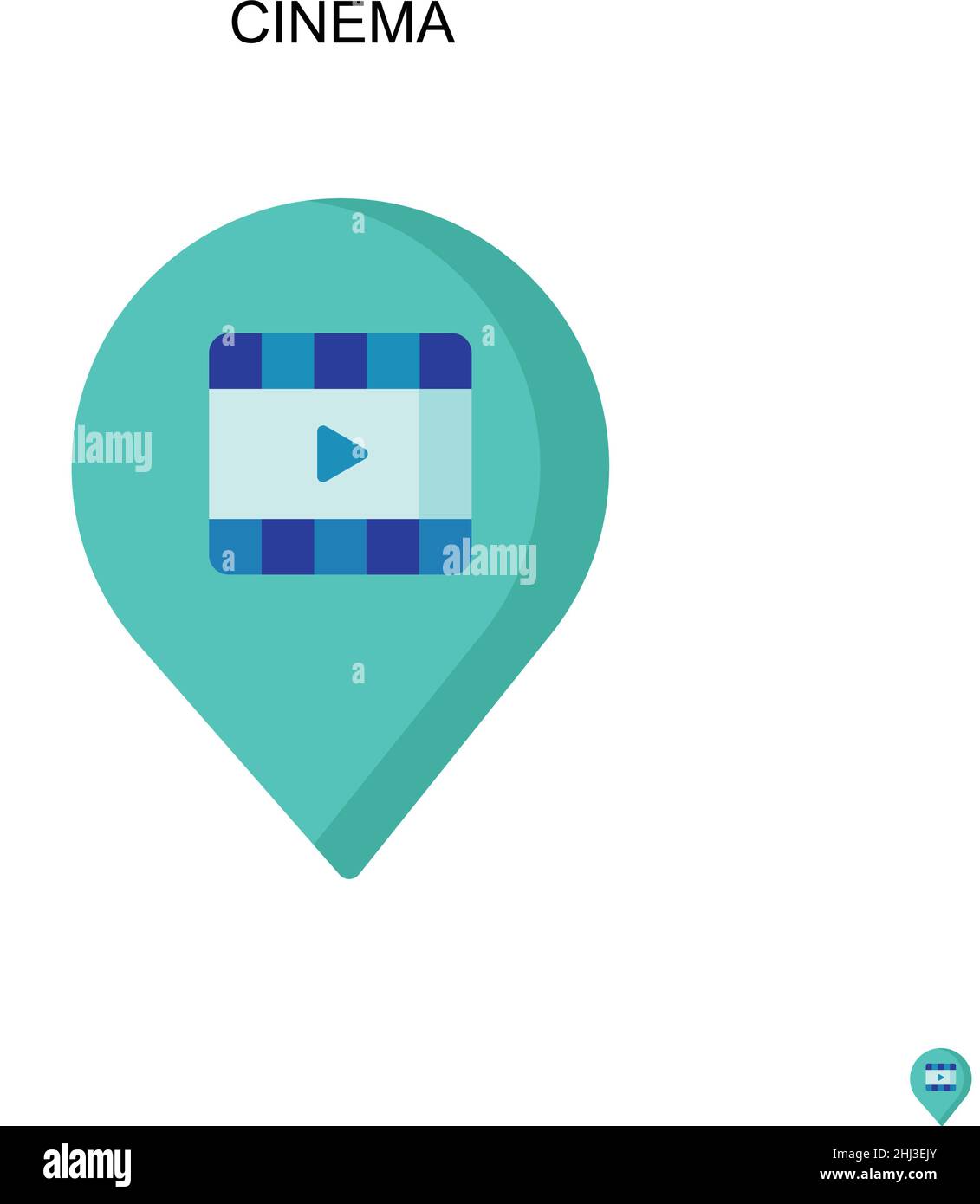 Cinema seat modern screen Stock Vector Images - Alamy