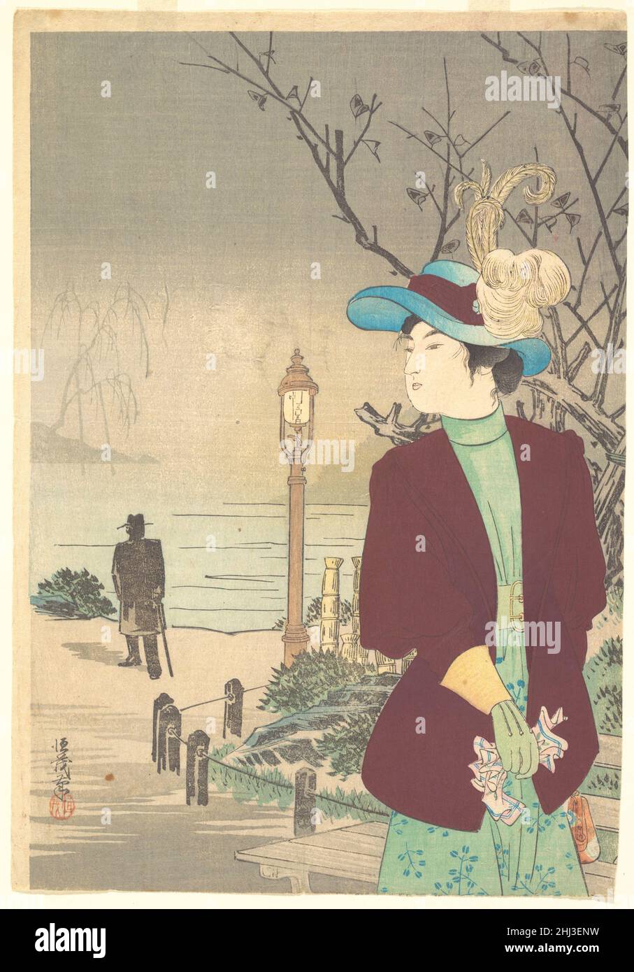 Print ca. 1900 Tsuneshige Japanese. Print 55176 Stock Photo - Alamy