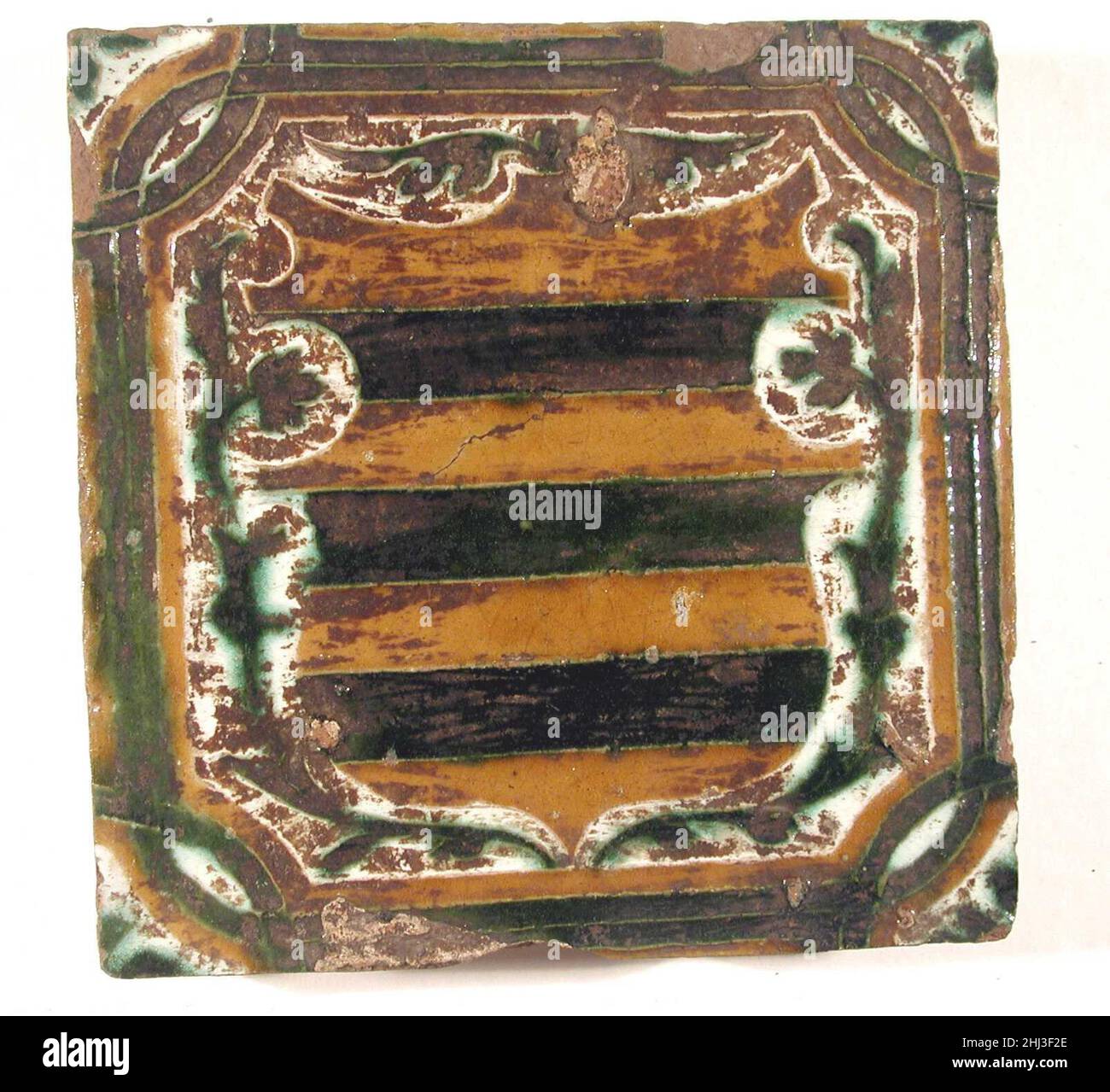 Wall tile 16th century Spanish, Andalusia Tin-glazed earthenware, of ...