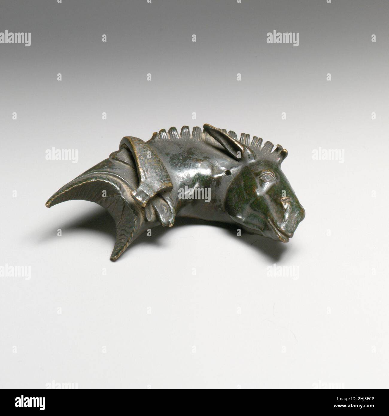 Bronze furniture attachment 1st century A.D. Roman This bronze mule's ...