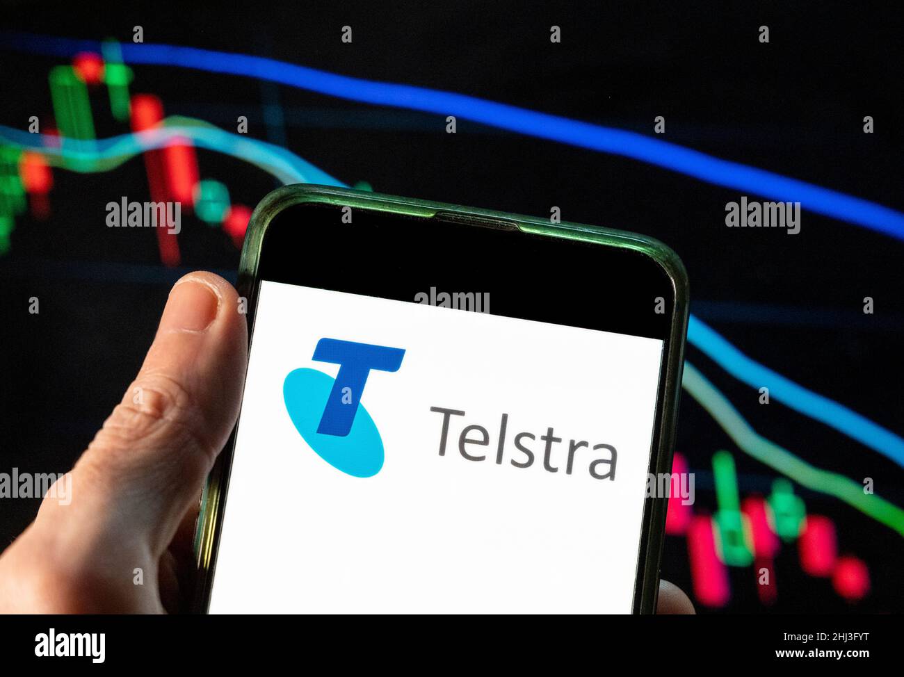Telstra logo hi-res stock photography and images - Alamy