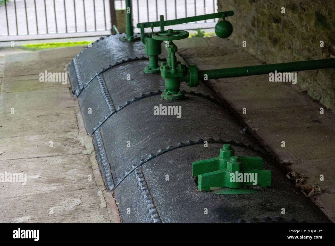 Double egg ended boiler, The only one left in its original working ...