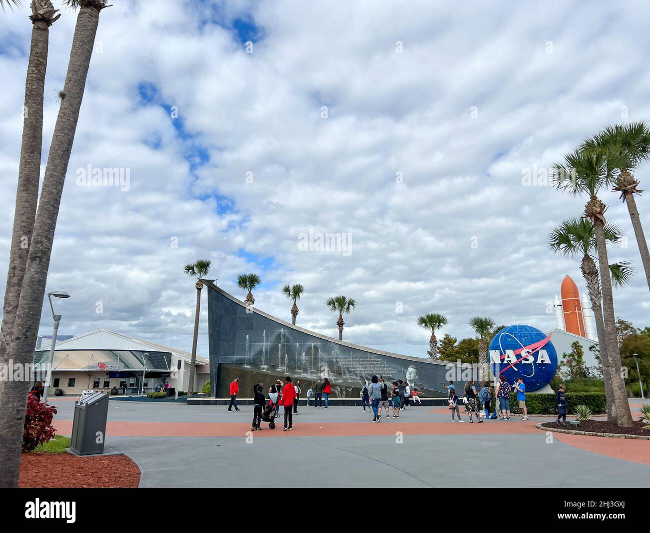 Kennedy Space Center Visitor Complex in Cape Canaveral, Florida, USA ...