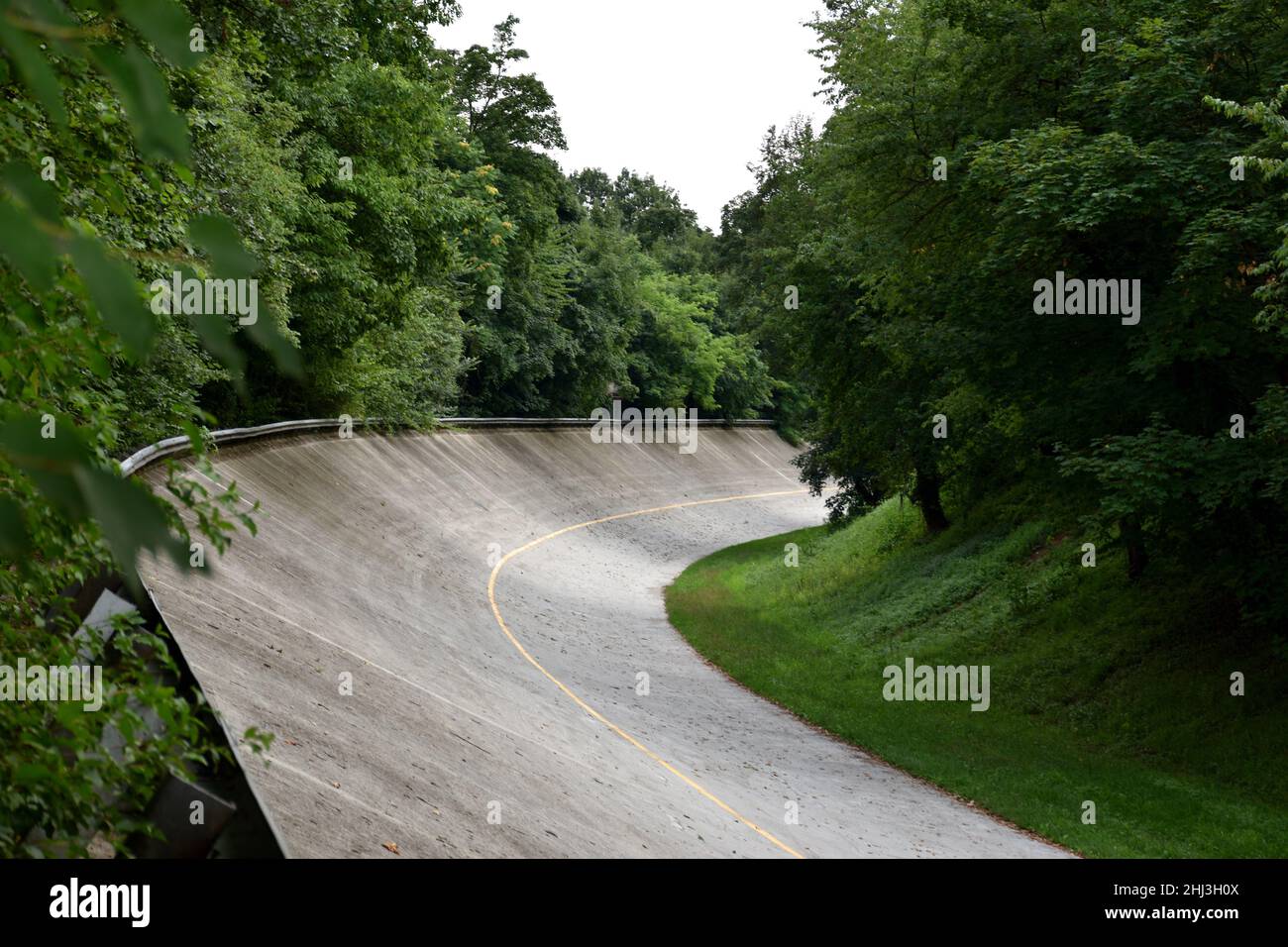 old Monza track with banking Stock Photo - Alamy