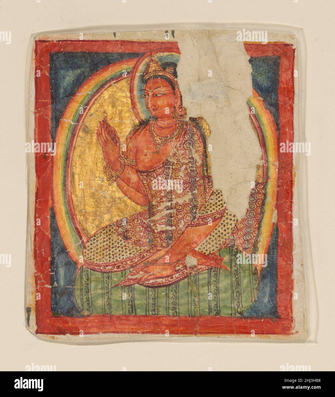 Fragment of a Prajnaparamita Sutra manuscript folio 11th century ...