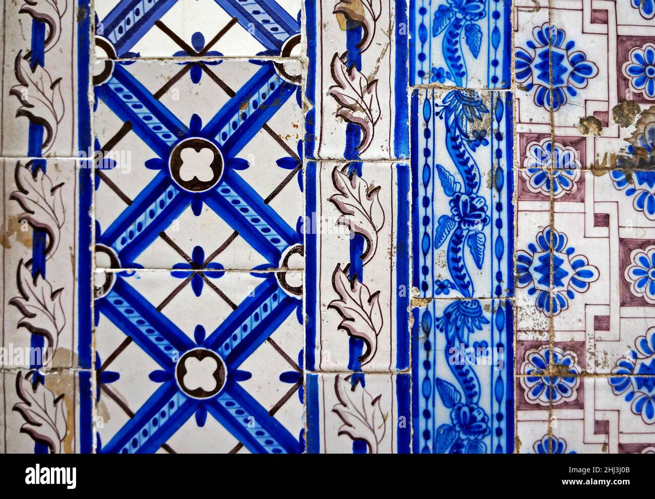 Ancient tiles pattern, Rio de Janeiro, Brazil Stock Photo - Alamy