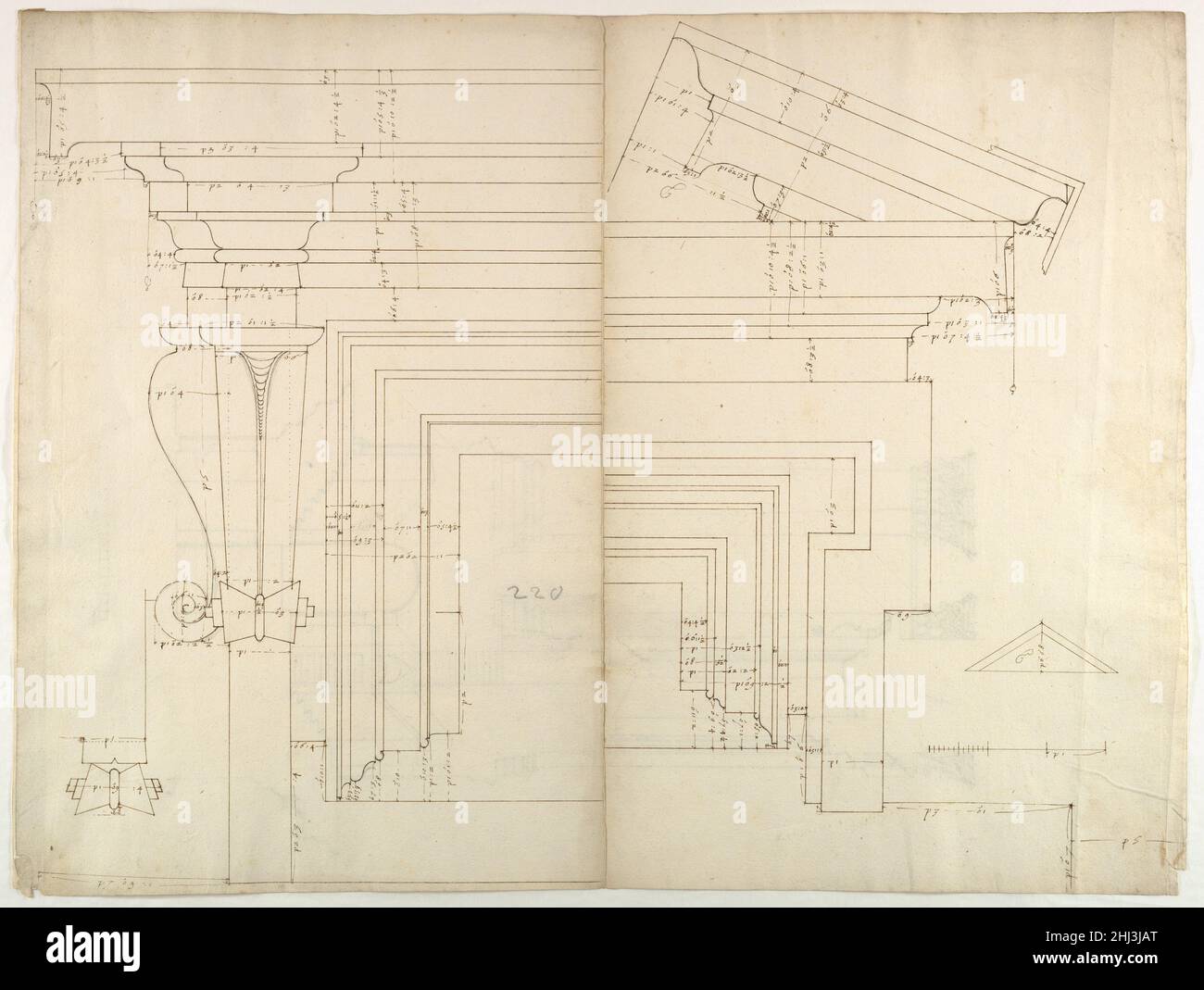 St. Peter's, drum, exterior bay, elevation with details (recto) St ...