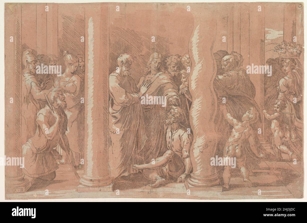 Saints Peter and John healing the Sick 16th century Parmigianino ...