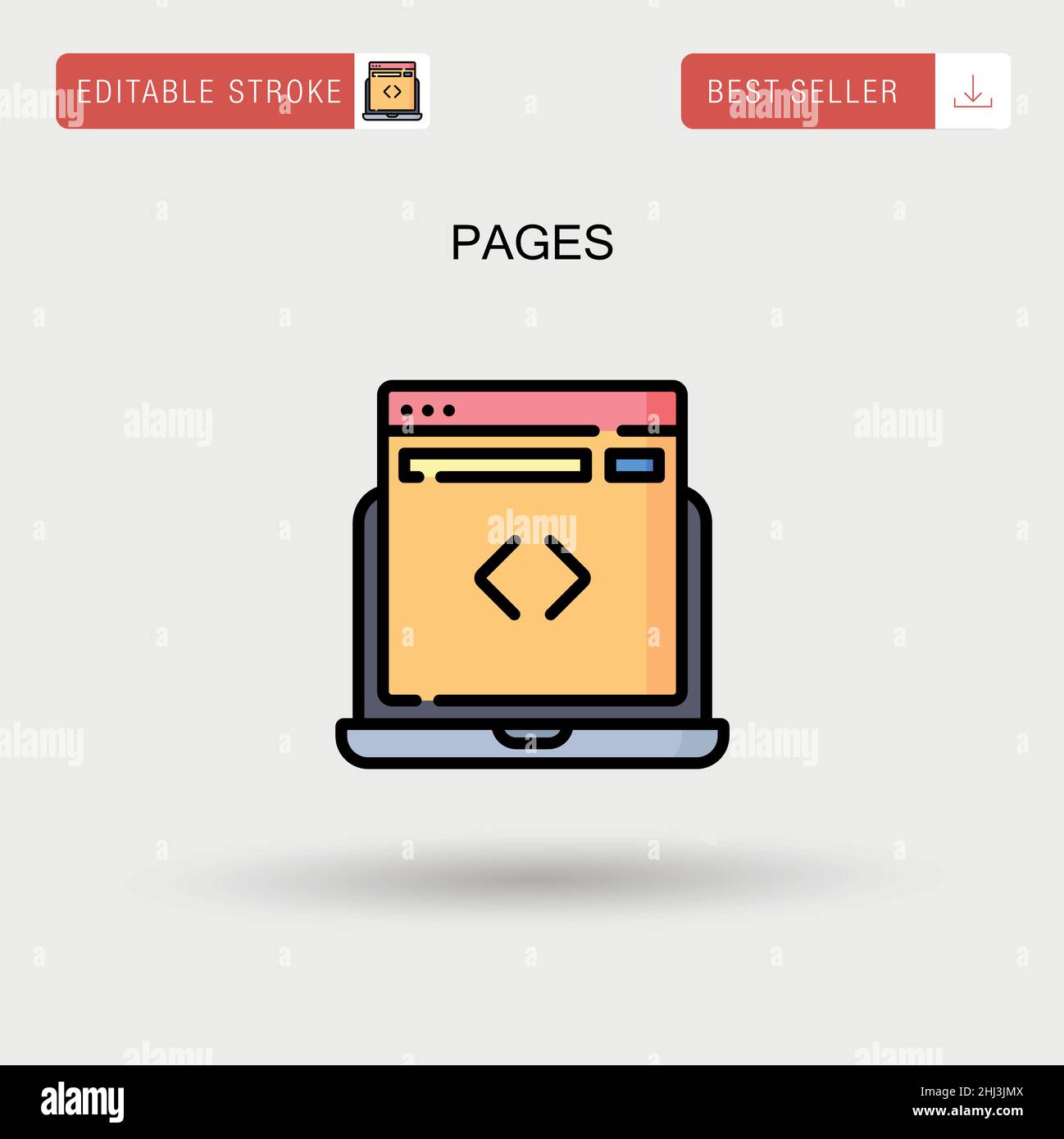 Web pages icon hi-res stock photography and images - Alamy