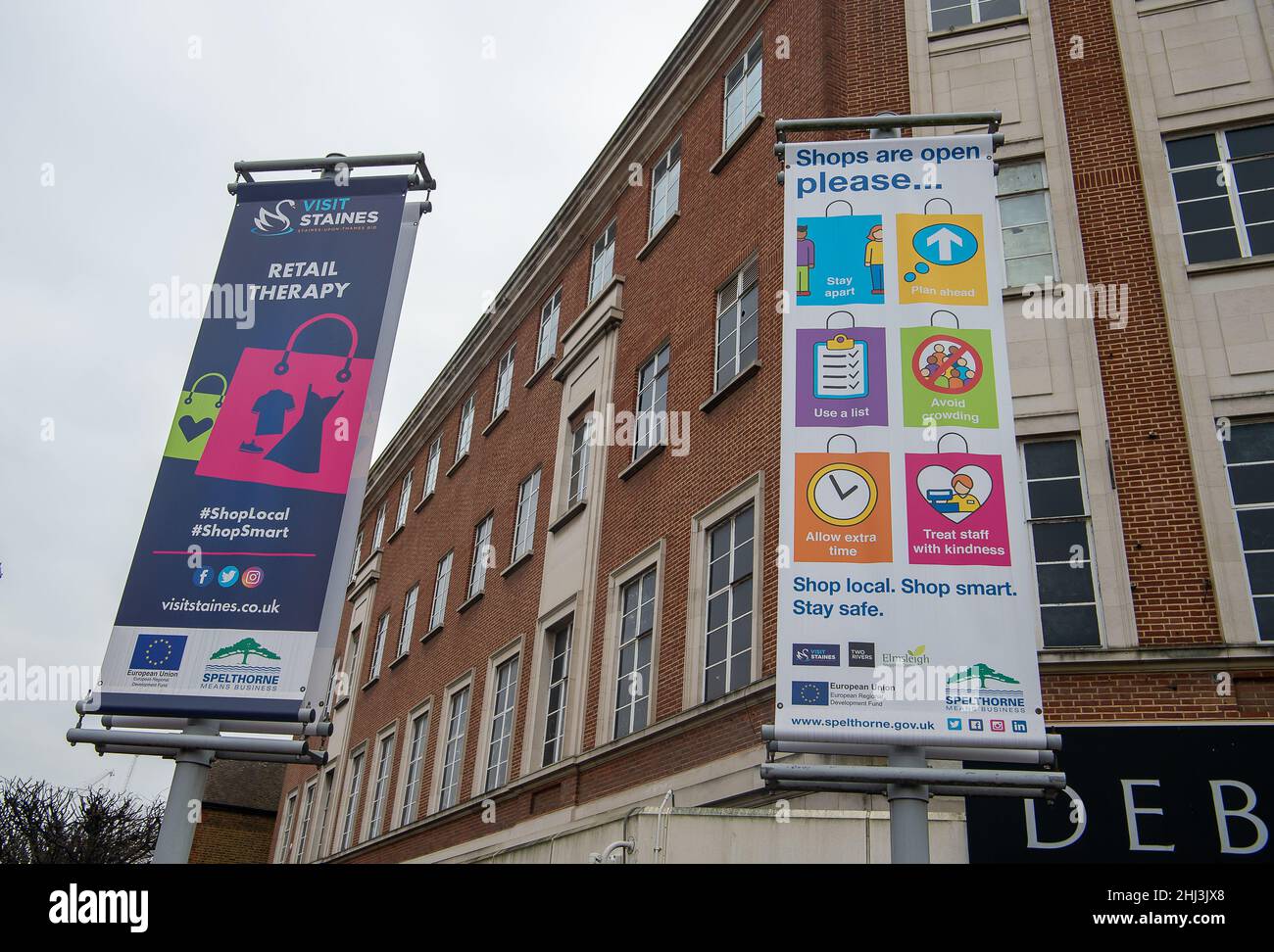 Staines town centre hi-res stock photography and images - Alamy