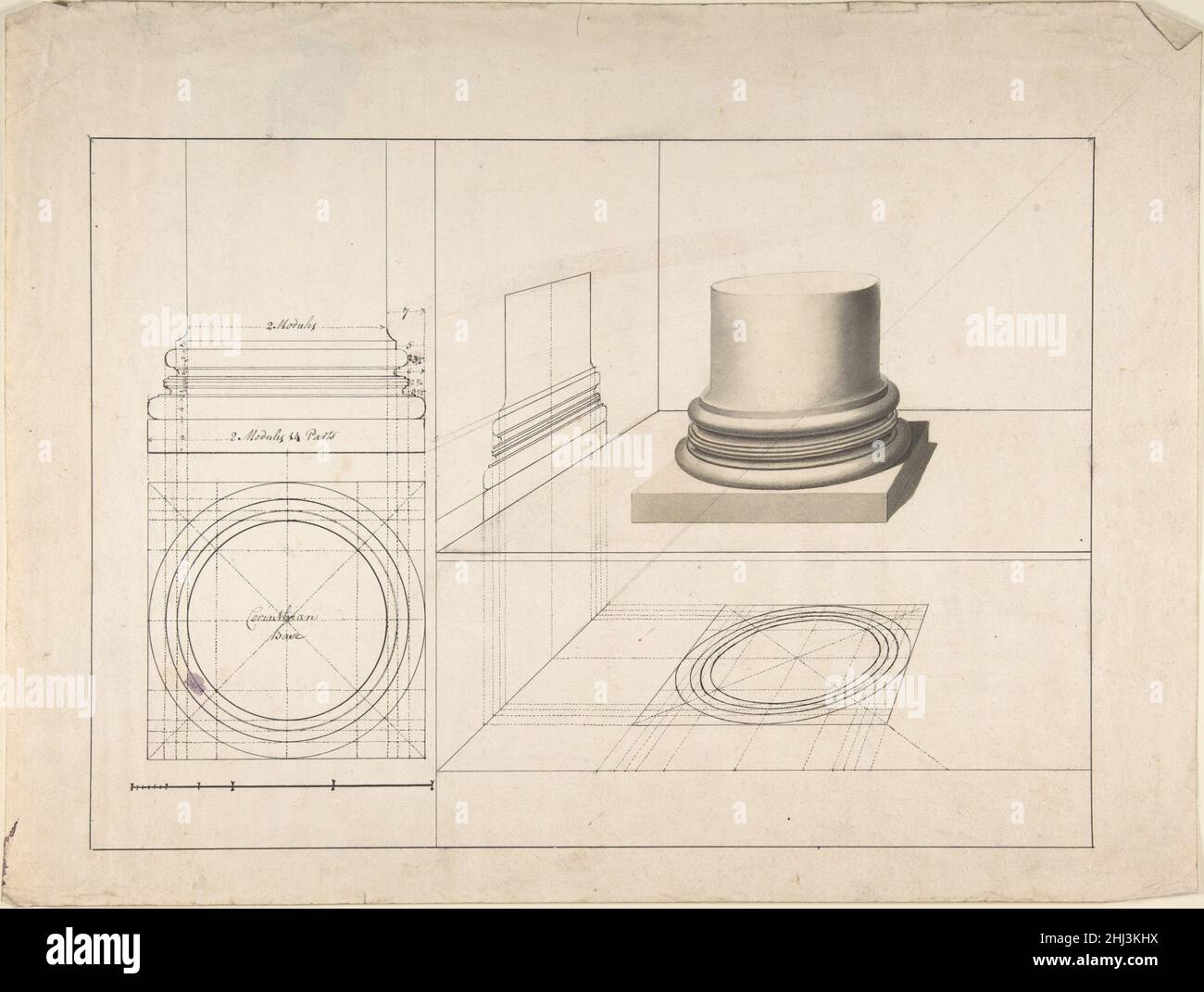 Projections of Columns 18th century Anonymous, British, 18th century ...