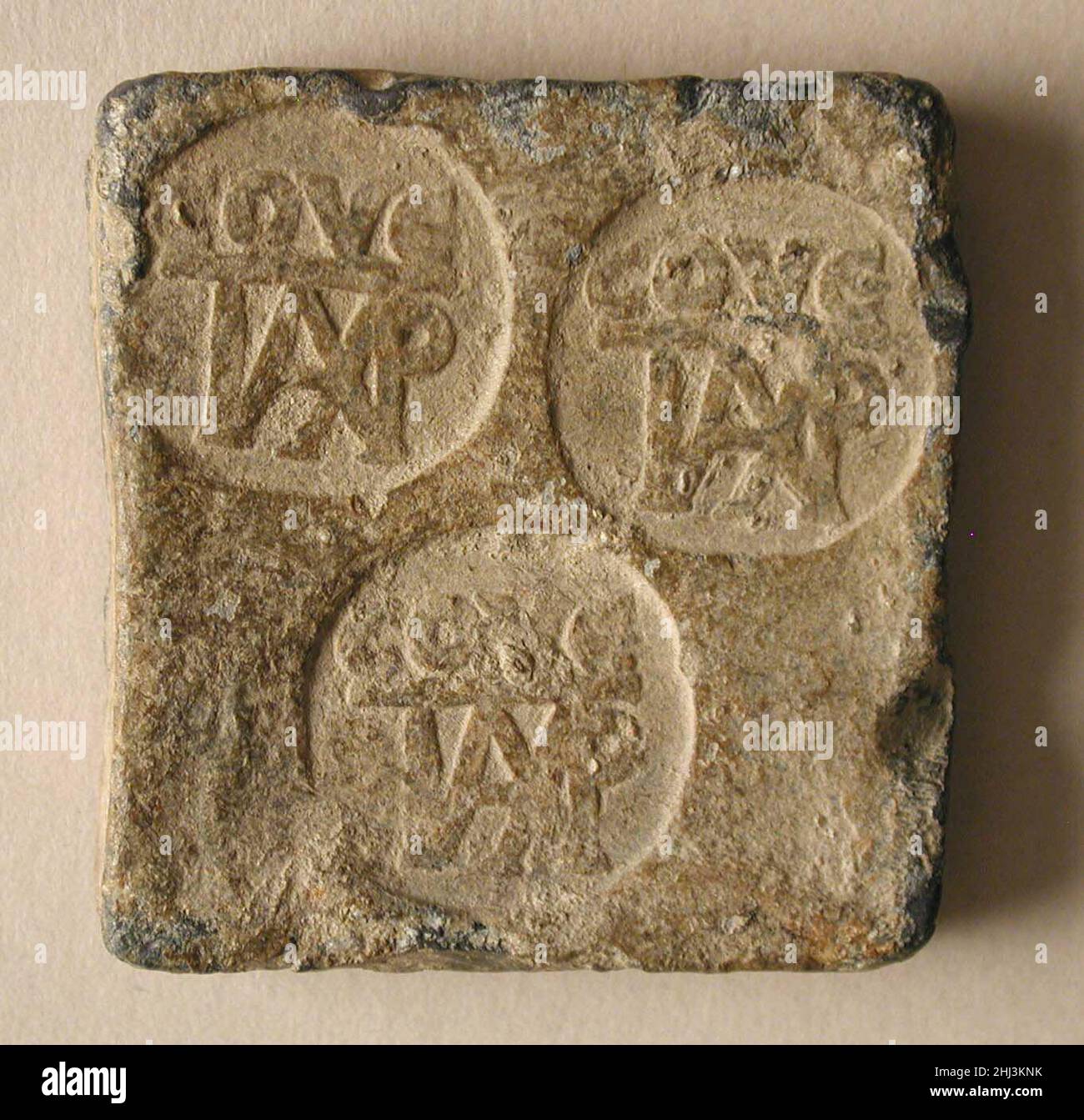 Lead Ingot with Monograms 6th century Byzantine Stamped with a Greek ...