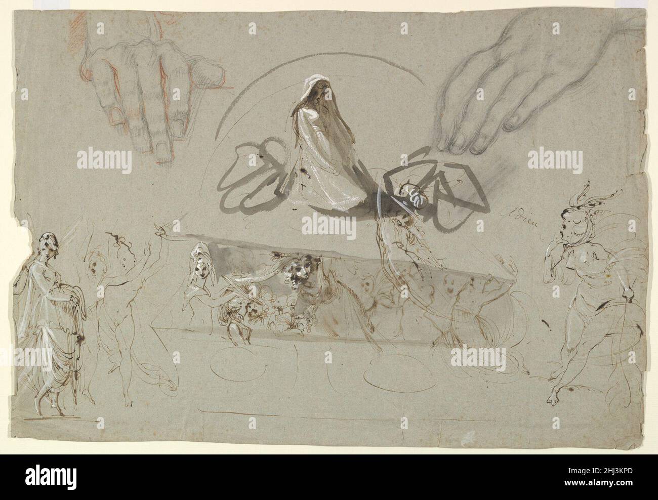 Studies of Fairies with a Pair of Hands (possibly representing the ...
