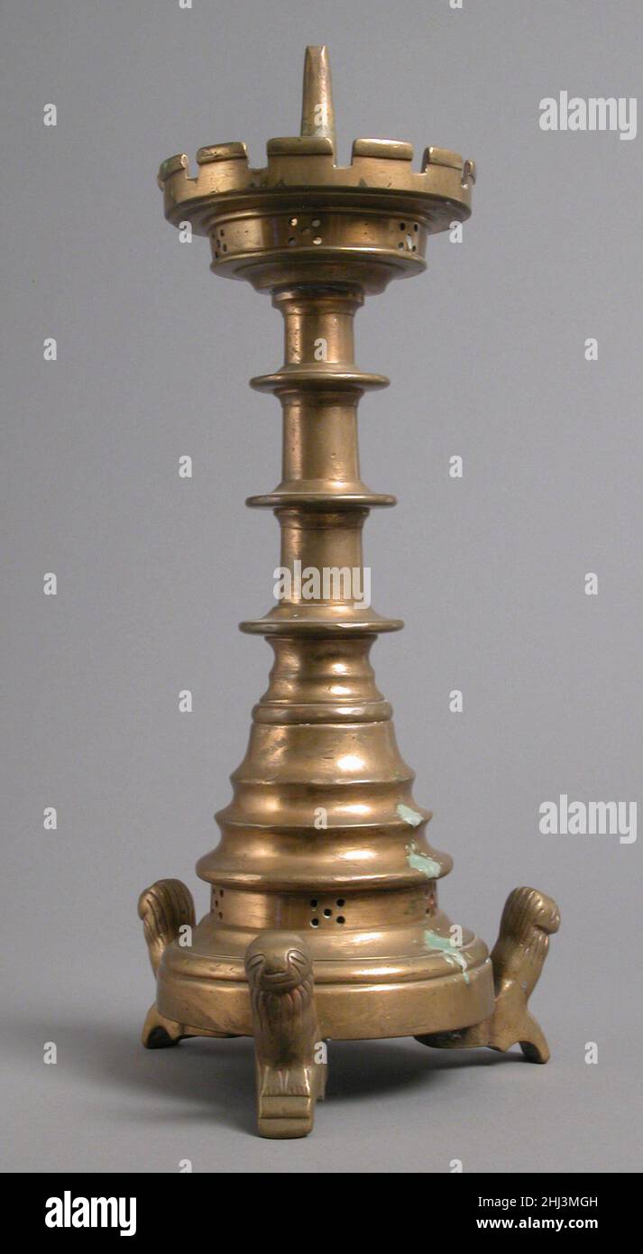 Candlestick, Pricket 15th century South Netherlandish. Candlestick ...