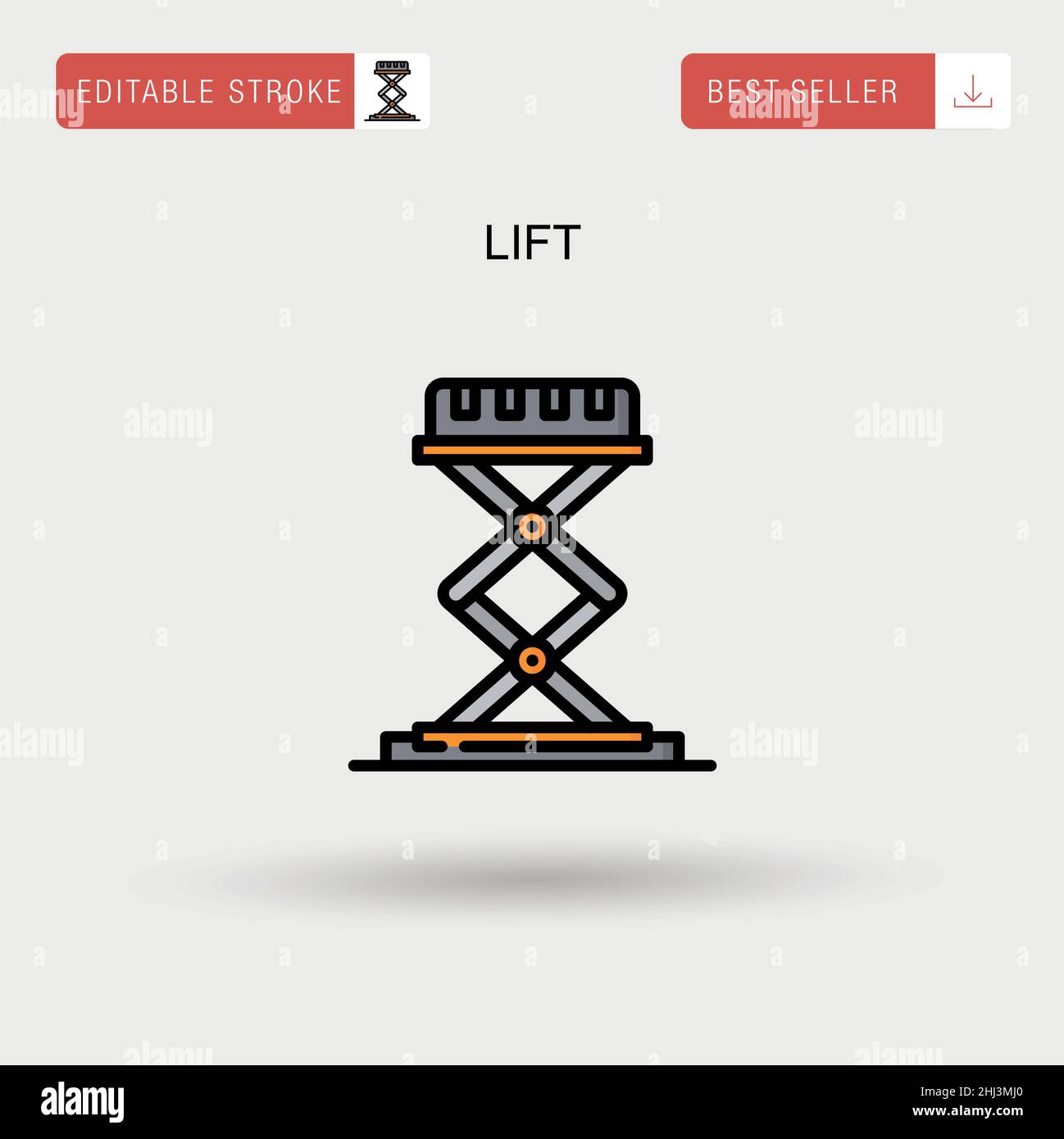 Lifting arrow Stock Vector Images - Alamy