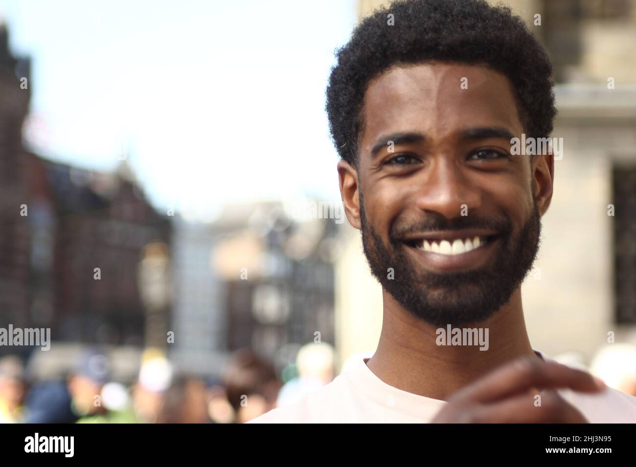 Portrait of a beautiful business man outside Stock Photo - Alamy